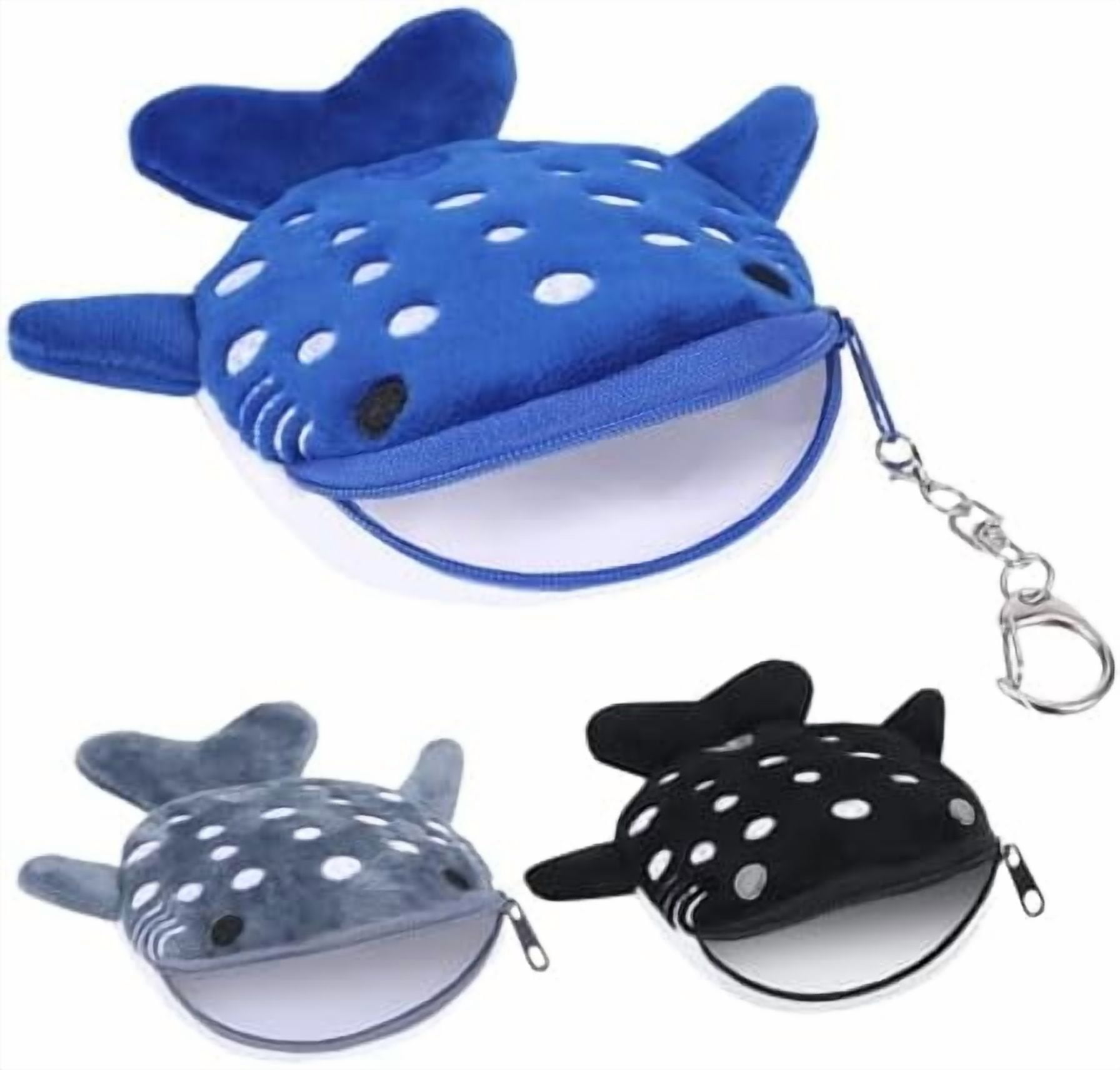 3 Pack Whale Shark Coin Purse, Funny Change Purse Coin Pouch with 1 ...