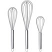 8 inches 3 Pack Wire Whisks for Household Purposes Pack of Stainless ...