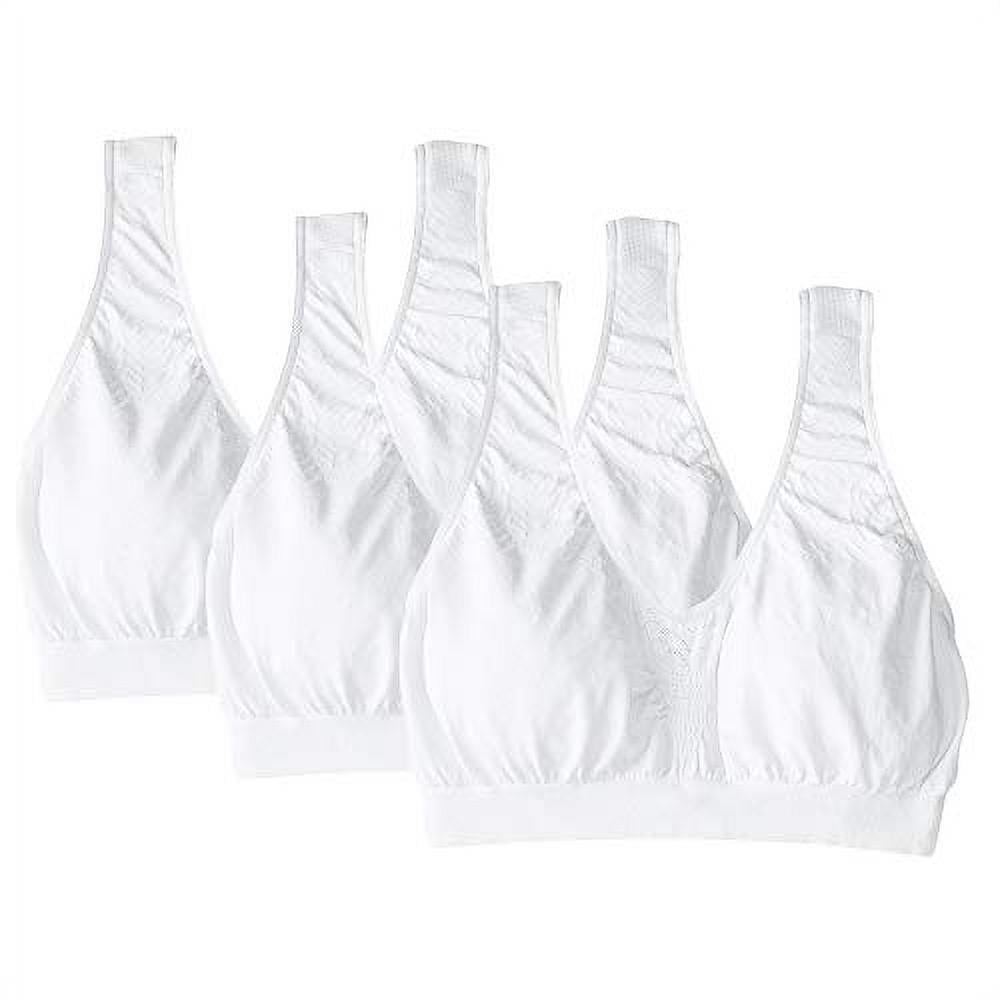 3 Pack White Bali Comfort Revolution Wirefree Bra - Walmart.com