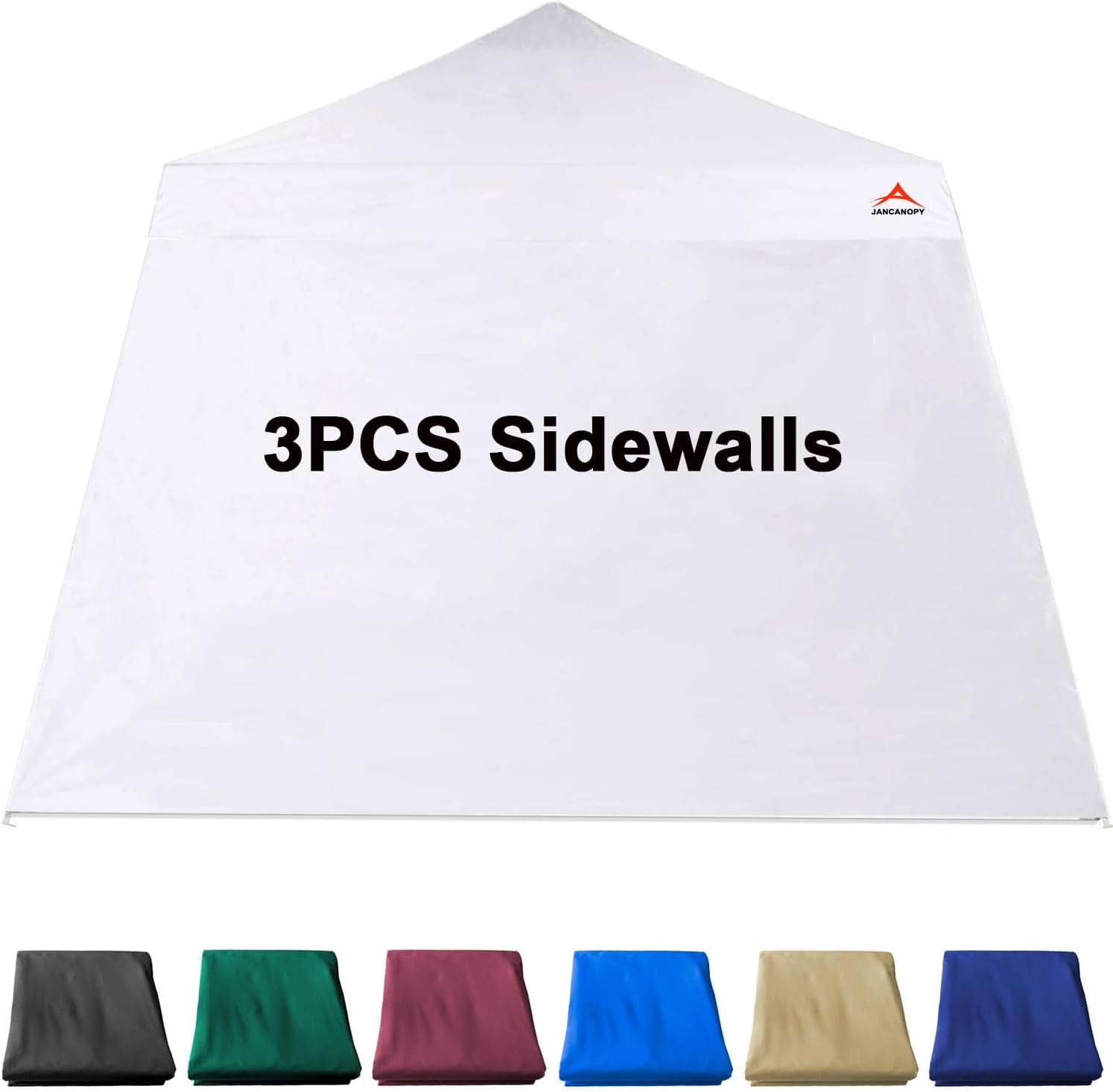 3 Pack White SunWall Sidewalls for 10x10 Slant Leg Pop Up Canopy ...