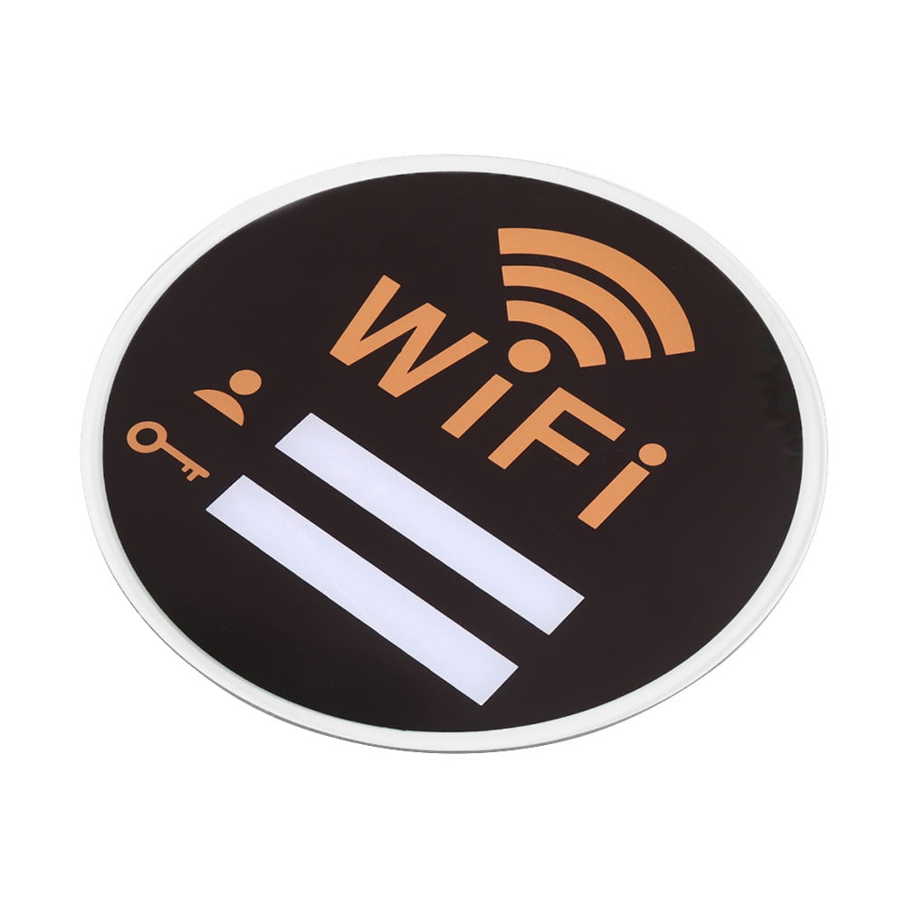 3 Pack WiFi Password Sign Sticker Acrylic Code Signs Office - Walmart.com
