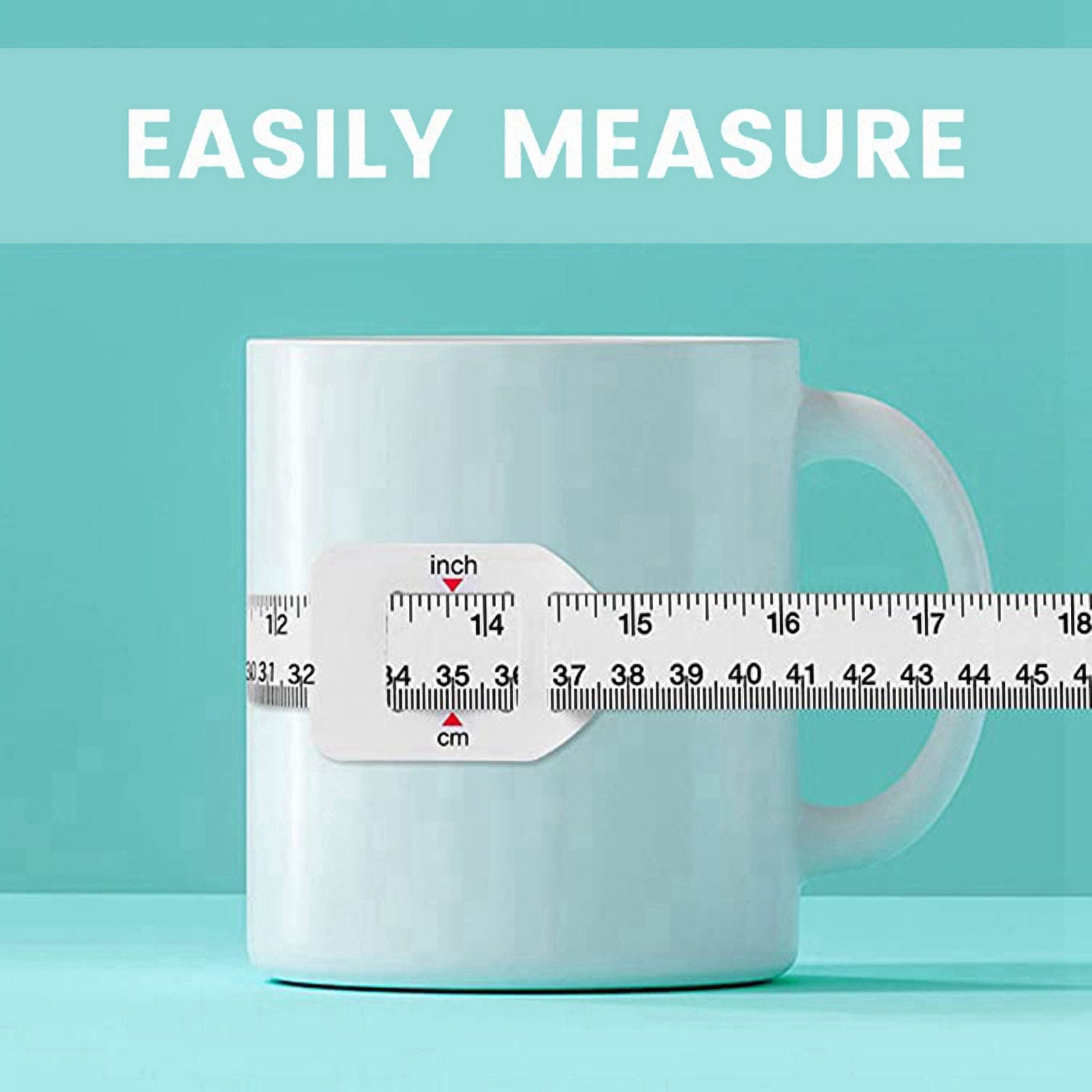 3-Pack Width Measurer to Measure Circumference of Cups, Mugs, Glass ...