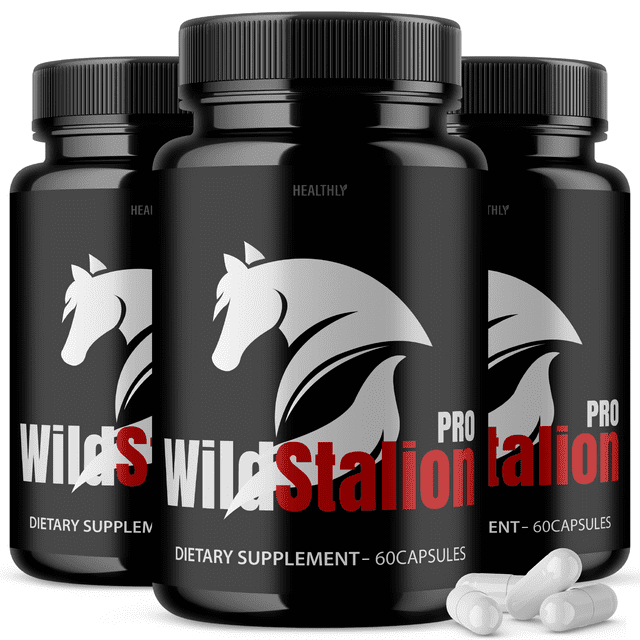 (3 Pack) Wild Stallion Pro Advanced Male Support Supplement Capsules ...