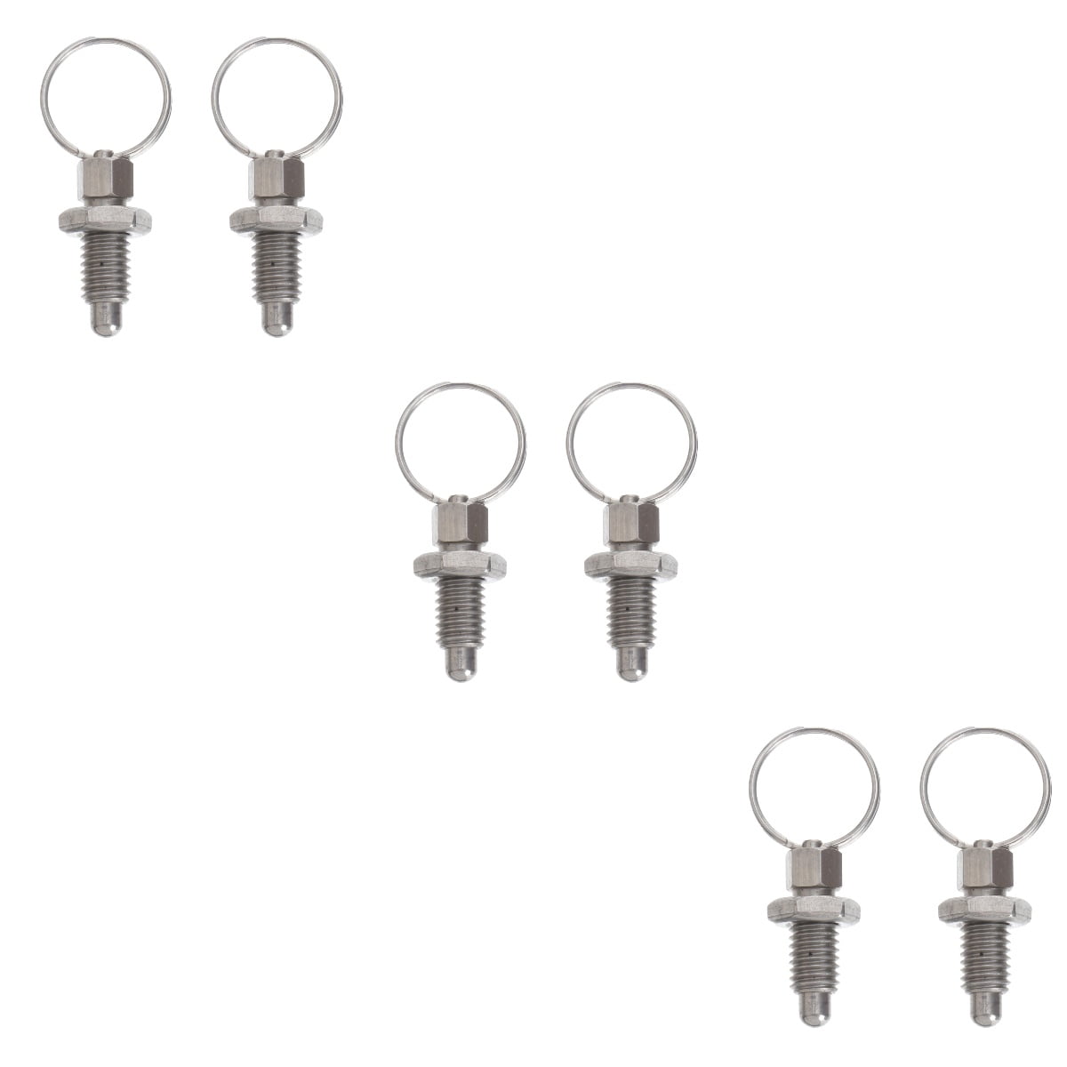 3 Pack Wire Crimping Tool Round Swivel Pins Quick Release Bolt Silver ...