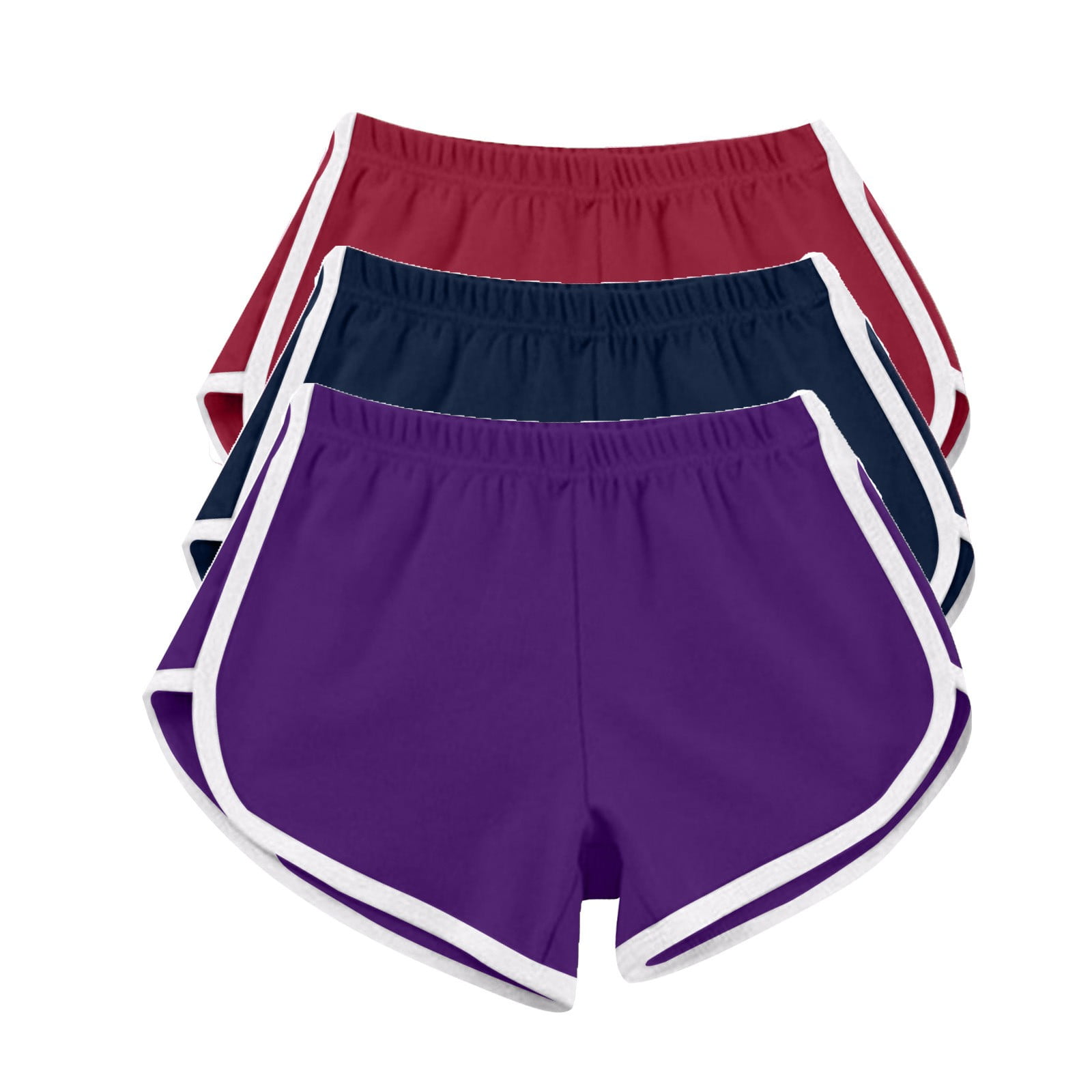 3 Pack Women's Cotton Yoga Dance Short JIANLAI Soft Comfy Booty Cotton ...