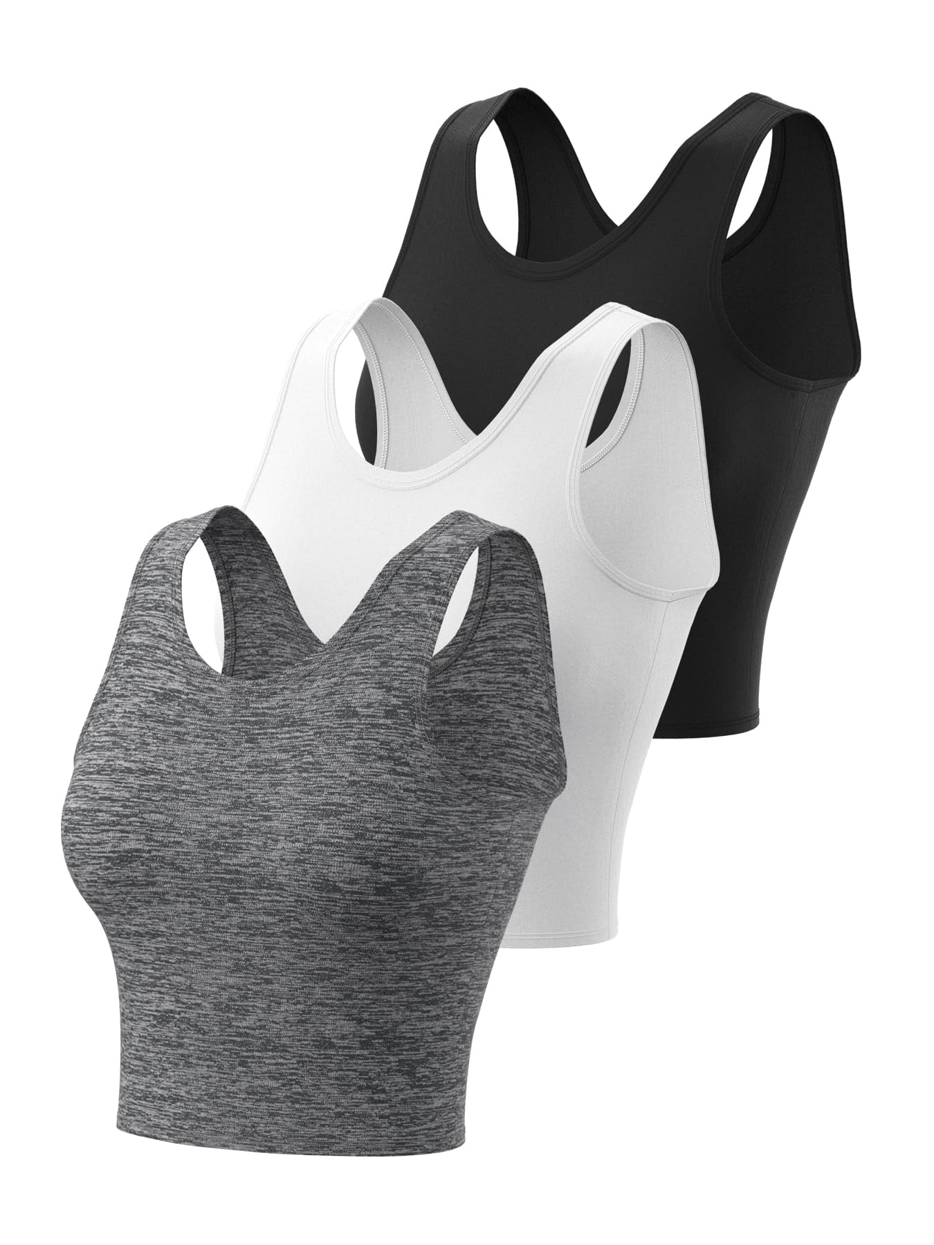 3-Pack Women's Sports Tank Top for Fitness, Running, Yoga Training ...