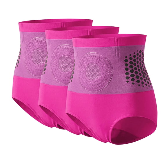 3 Pack Womens Tummy Control Shapewear High Waisted 4-In-1 Micro ...