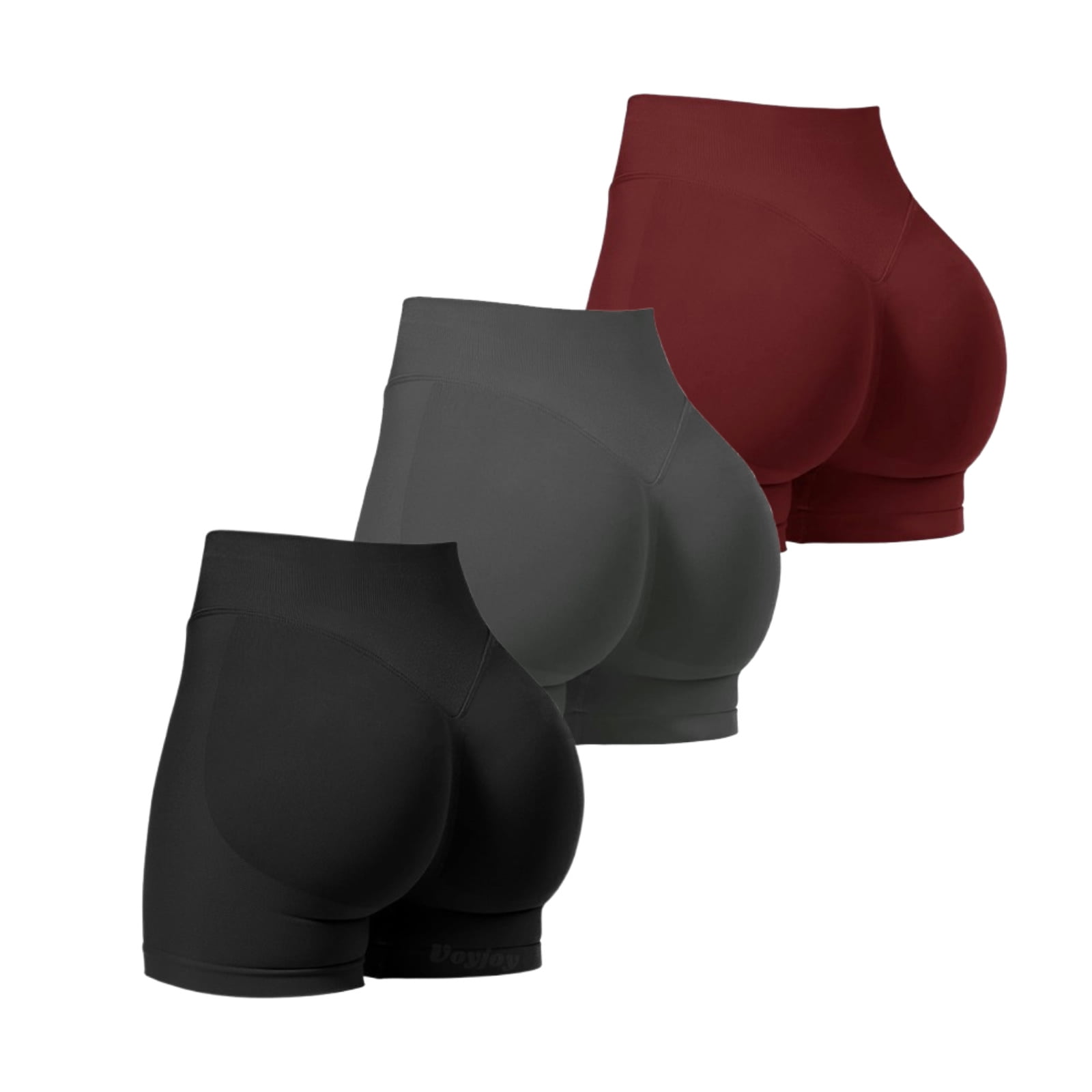 3 Pack Workout Shorts Women,Impact Gym Workout Shorts Seamless Biker ...