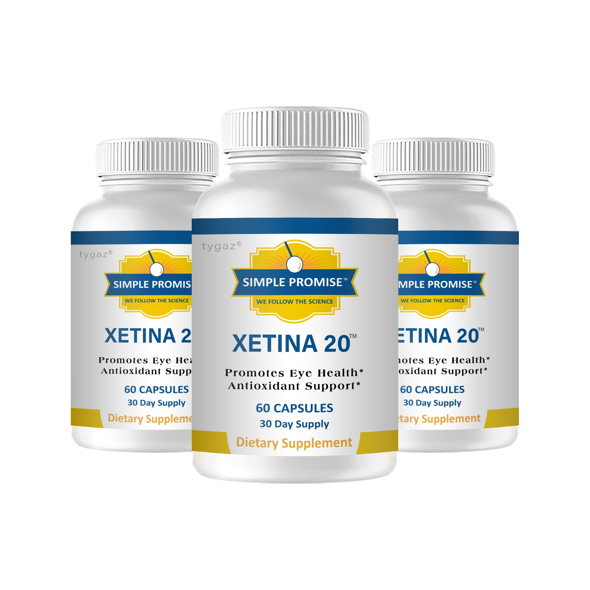 (3 Pack) Xetina 20 Capsules- Xetina 20 Advanced Capsules - Walmart.com