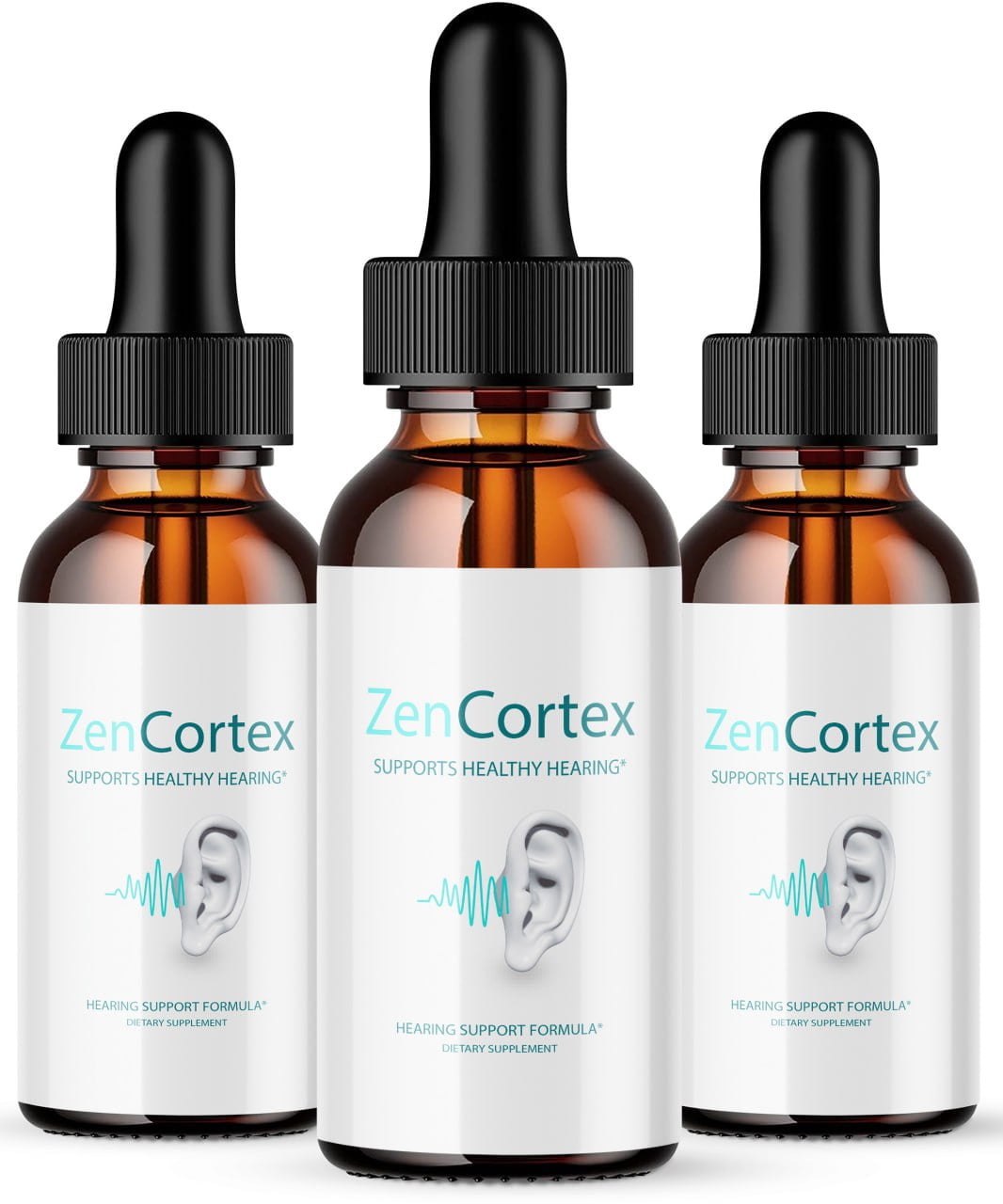 (3 Pack) Zencortex Drops, Zencortex Hearing Support Drops - Advanced ...
