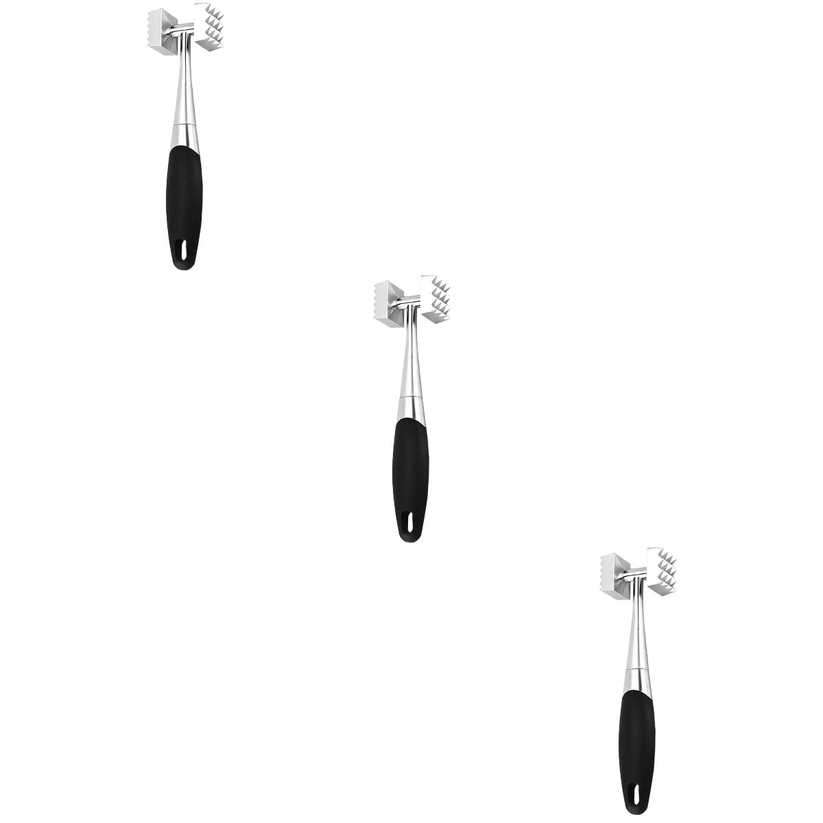 3 Pack Zinc Alloy Meat Hammer Electrical Tools Kitchen Tenderizers Dual ...