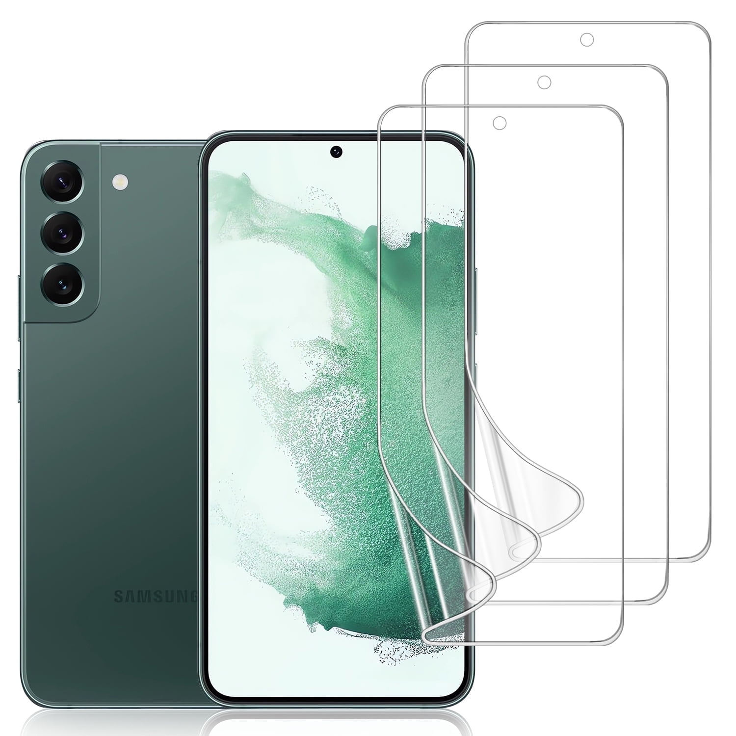 [3 Pack] Zonyee Screen Protector for Samsung Galaxy S22 Plus 6.6", HD ...