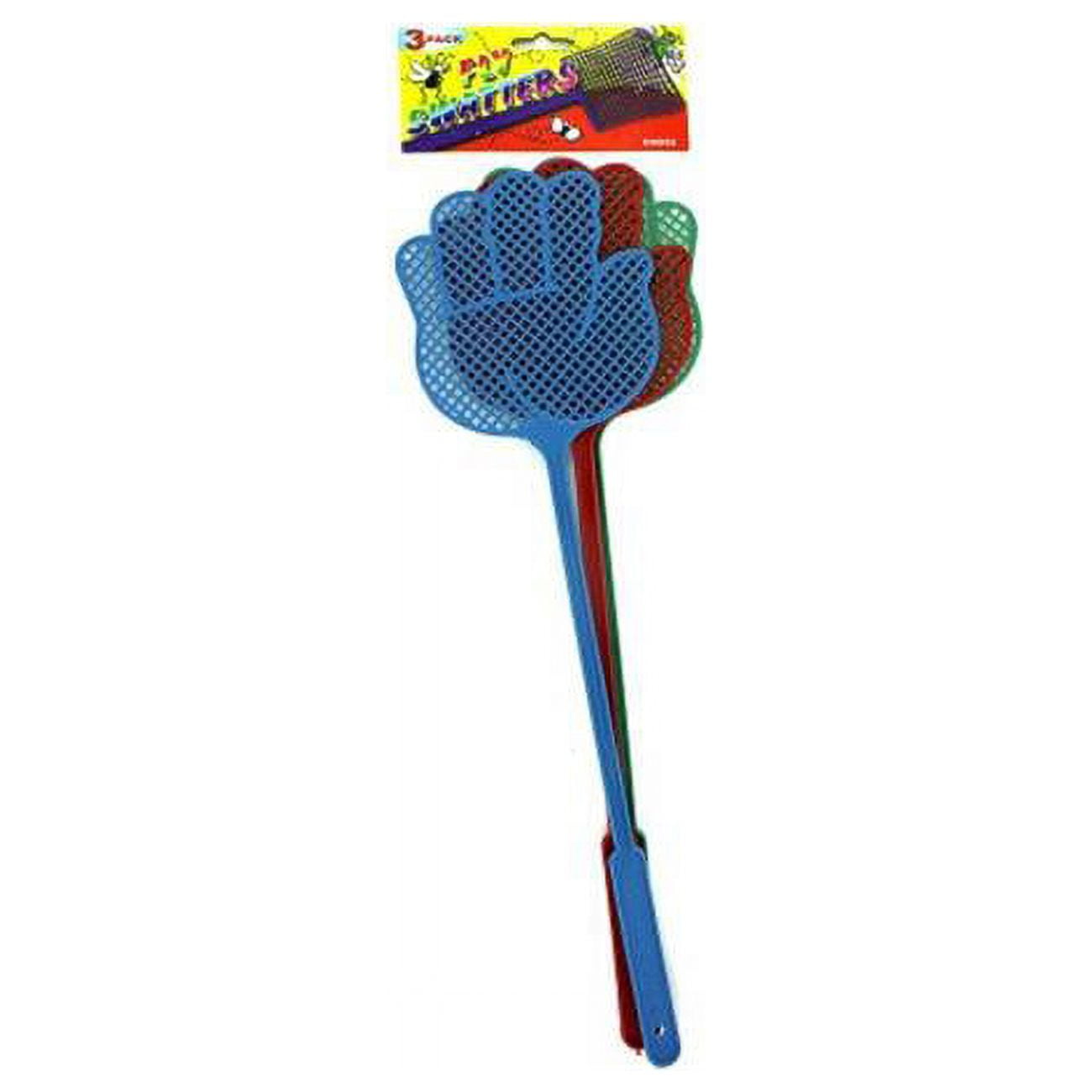 3 Pack fly swatters -assorted colors - Pack of 24 - Walmart.com