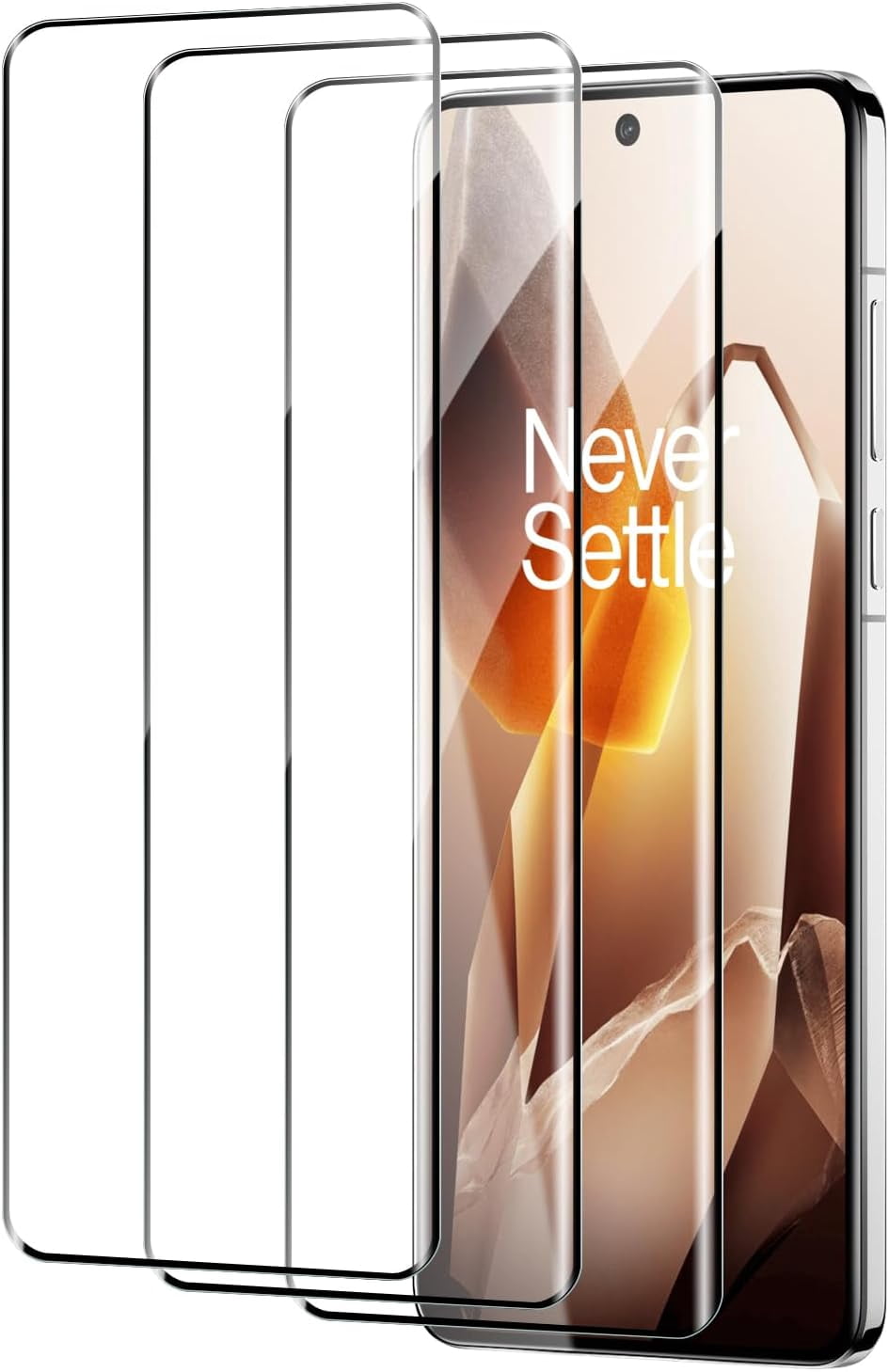 3 Pack for OnePlus 13 Screen Protector Tempered Glass, 3D Protection ...
