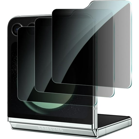 3 Pack for Samsung Galaxy Z Flip 5 Privacy Screen Protector, Anti Spy ...