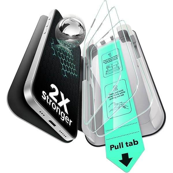 3 Pack for iPhone 16e/ iPhone 14/ iPhone 13/13 Pro Screen Protector ...