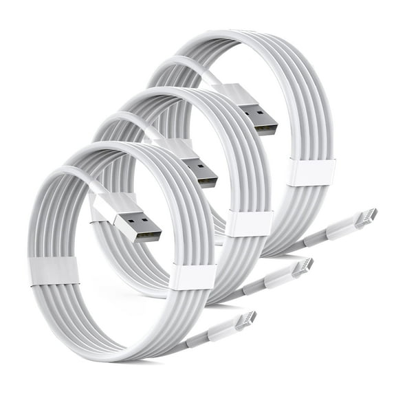 2-Pack 30-Pin Charger Cable Compatible for Old iPhone 4 4S 3GS, iPad ...