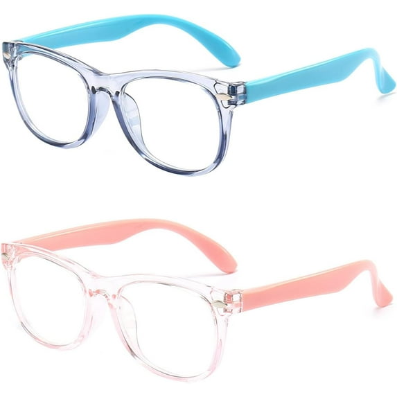3 Pack kids Blue Light Blocking Glasses for girls boys Computer Blue ...