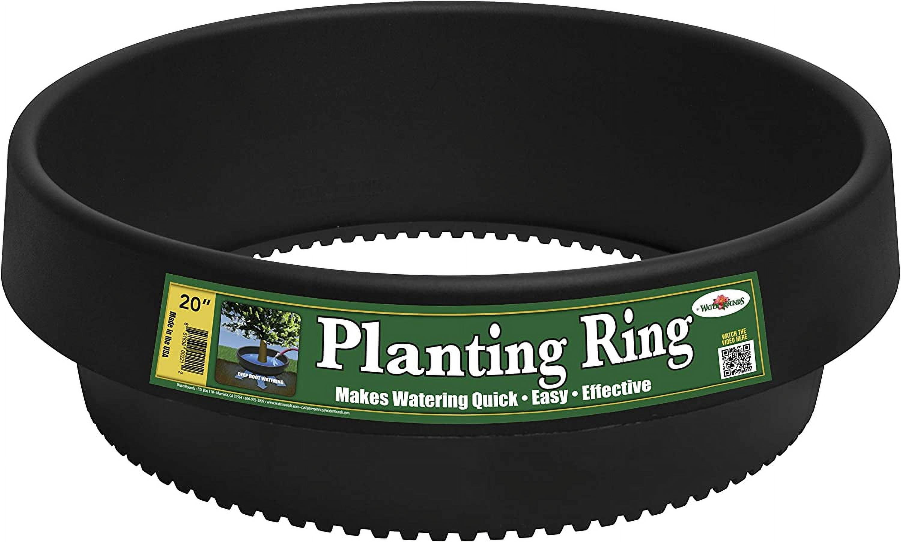 3 Pack of 20 in Planting Rings. Edging and Water Retention. Protects ...