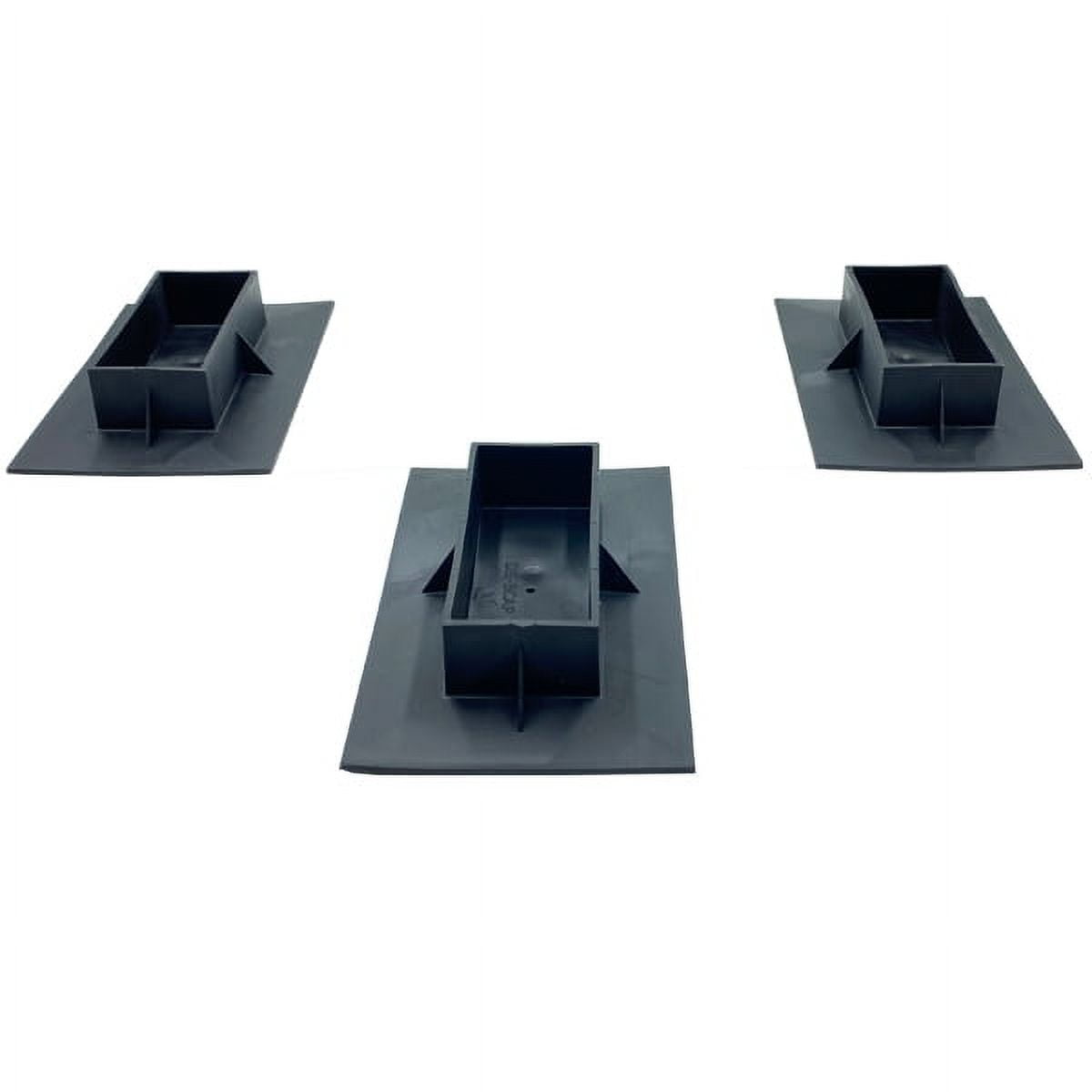 3-Pack of Bottom Caps for Shrink Wrap Installation Support Poles ...