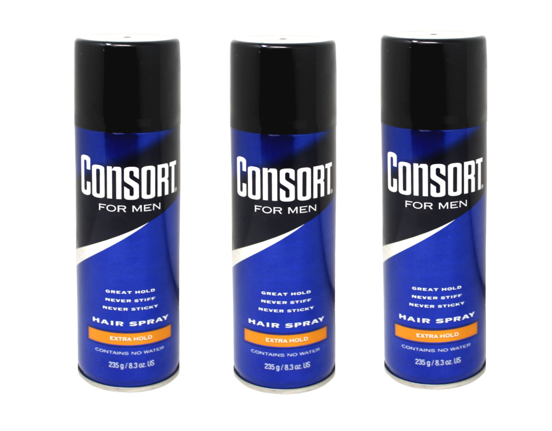 3 Pack of Consort Extra Hold Hair Spray 8.3 Ounce - Walmart.com
