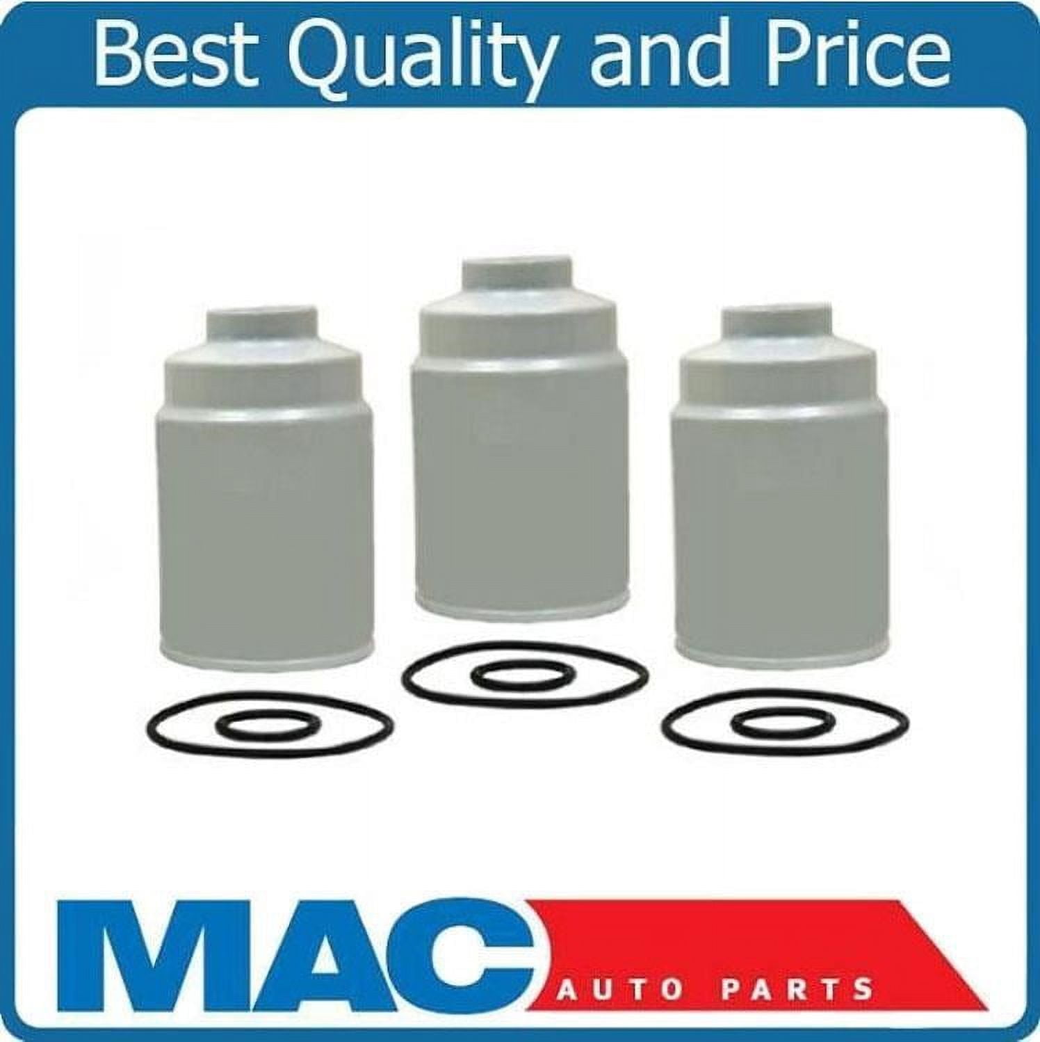 3 Pack of Duramax Diesel Fuel Filters For 01-15 Chevrolet GMC 6.6 ...