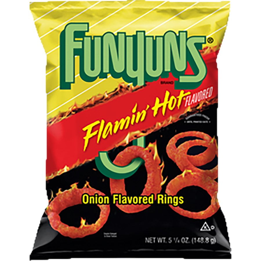 3 Pack of FUNYUNS Flamin' Hot Onion Rings - 6 oz (Packaging Varies) - Walmart.com