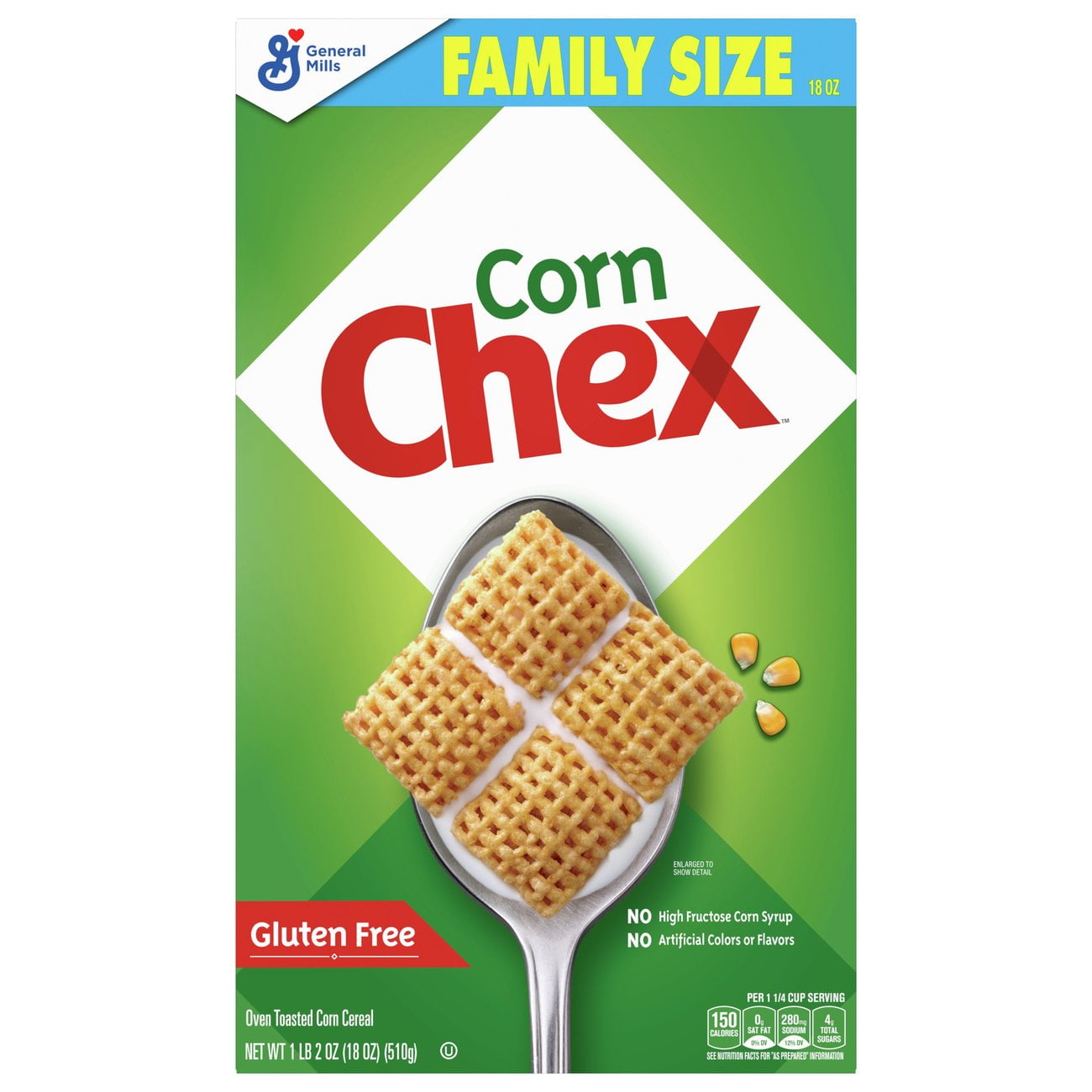 3 Pack of General Mills Corn Chex Cereal - 18 oz (Packaging Varies ...