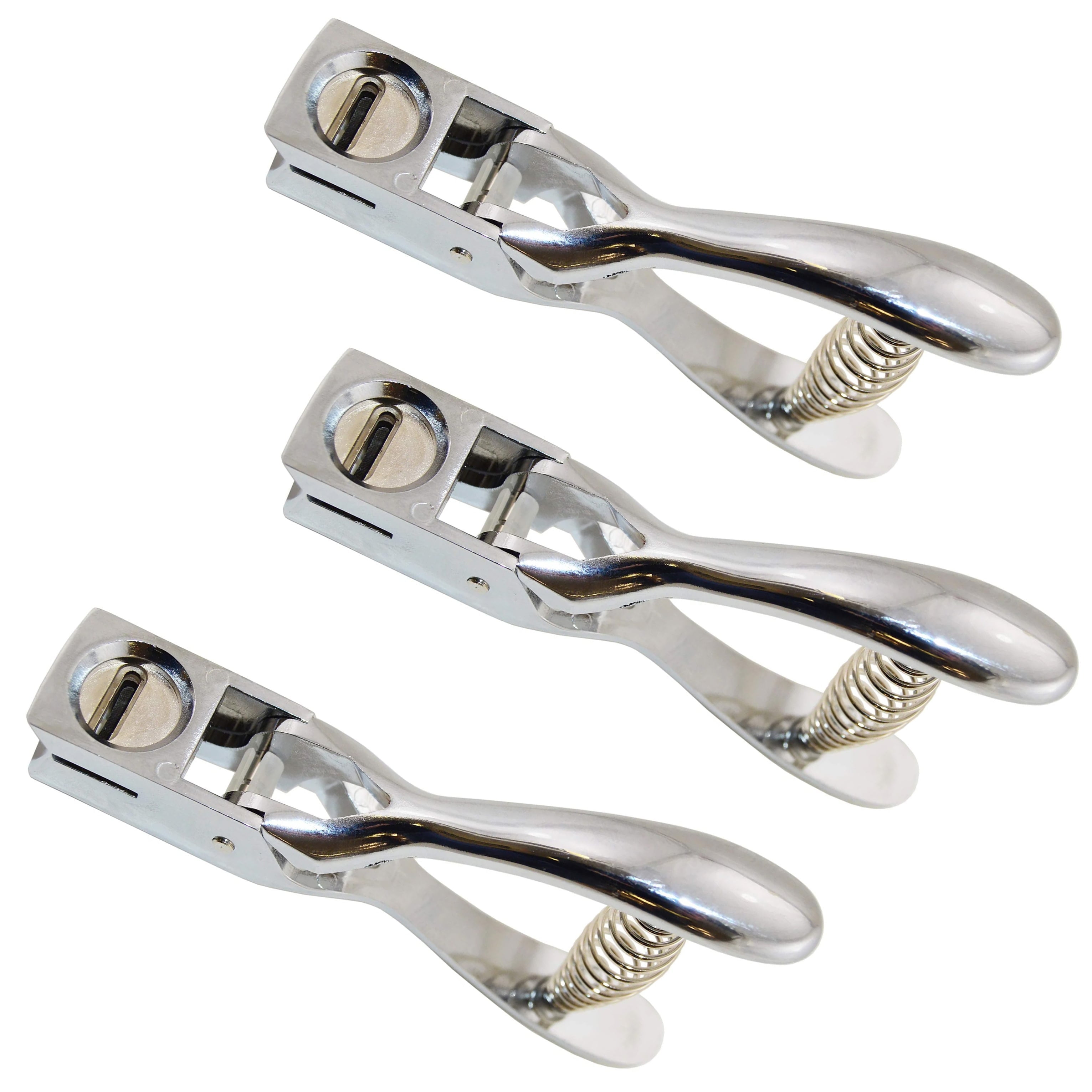 3 Pack of Handheld ID Card Slot Punching Tool PVC Hole Puncher for ID ...