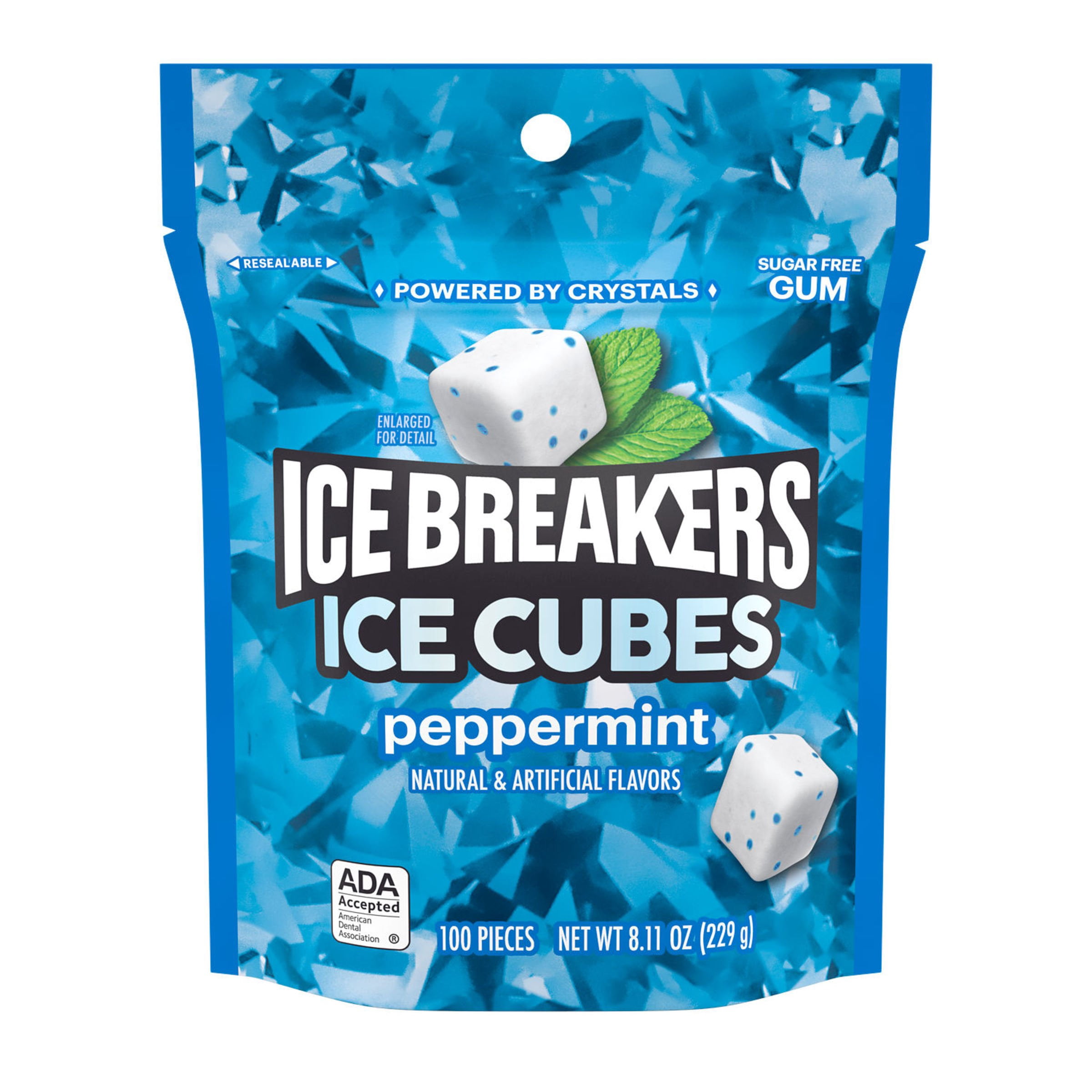 3 Pack of Ice Breakers Ice Cubes Peppermint Sugar Free Chewing Gum ...