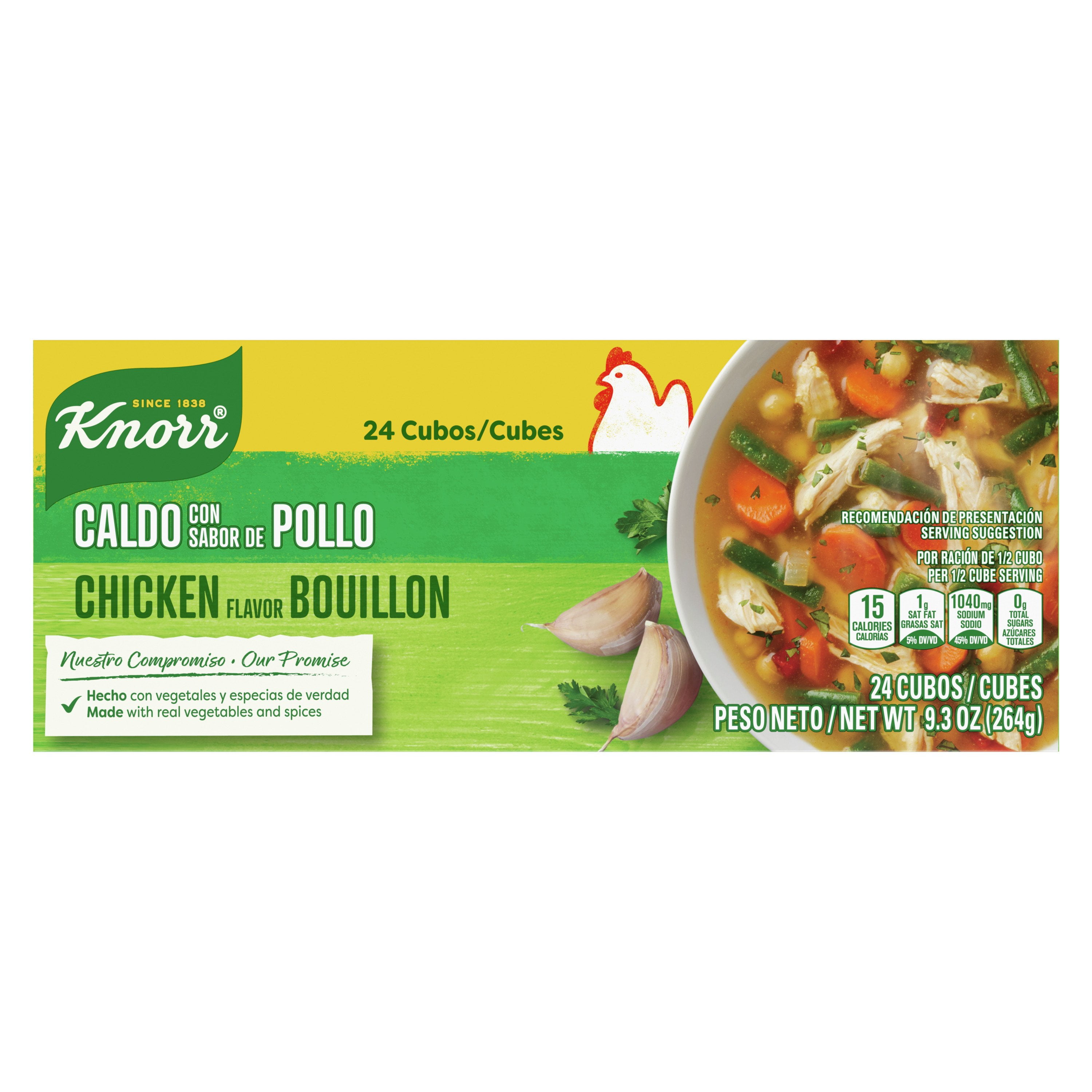 3 Pack of Knorr Chicken Cube Bouillon - 24 ct (Packaging Varies ...