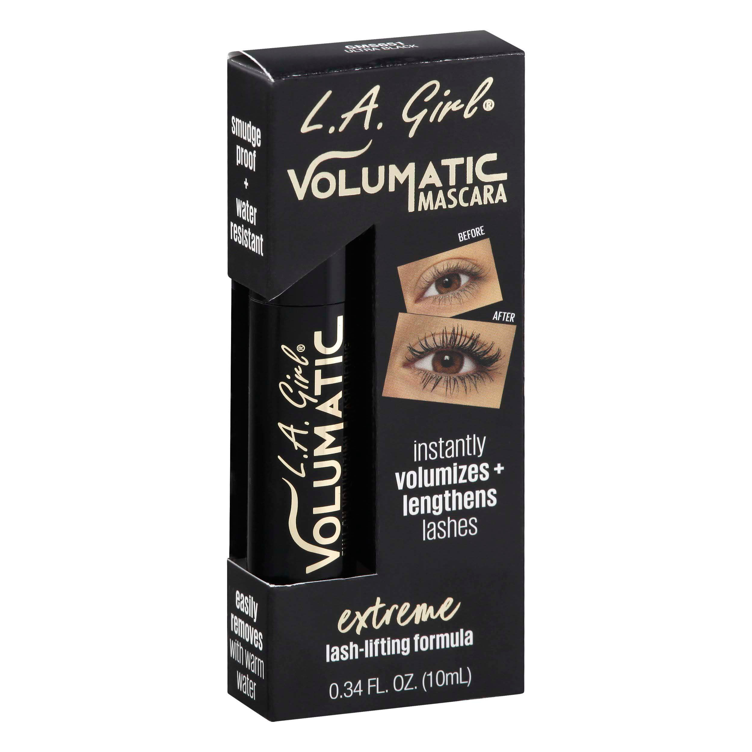 3 Pack of L.A. Girl Volumatic Mascara Ultra Black - Each (Packaging May ...