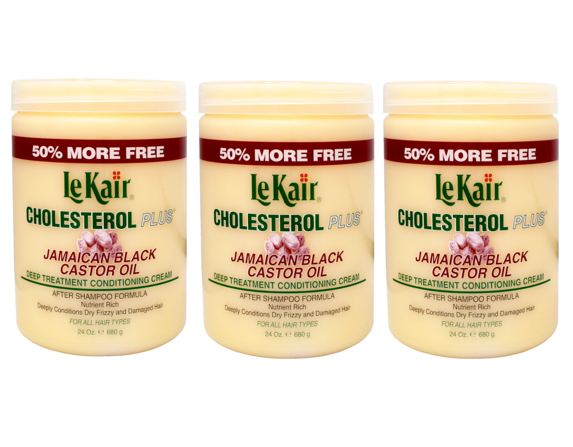 3 Pack of Le Cholesterol Plus + JBCO - Deep Treatment Conditioning ...