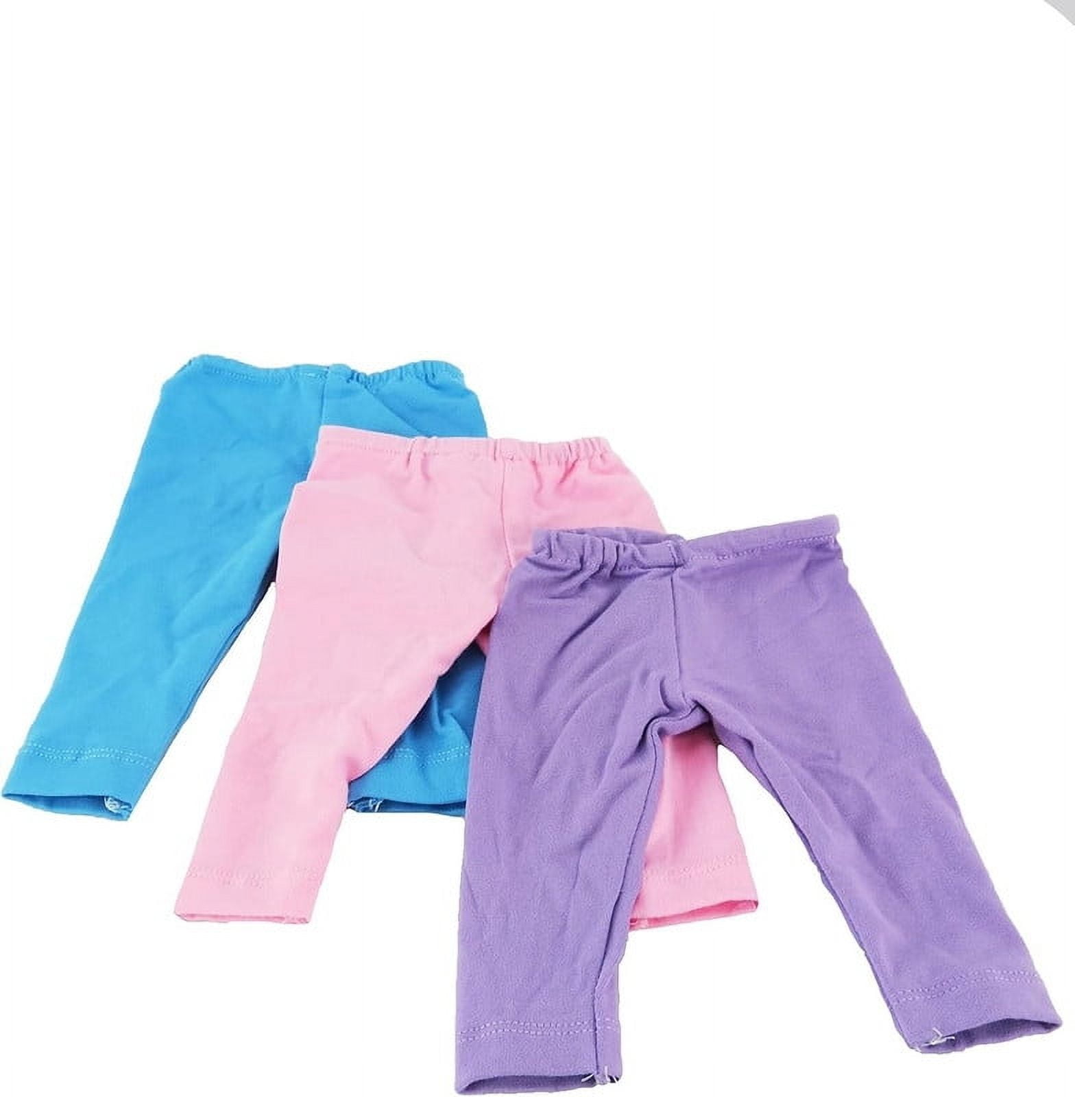 Blue, Pink, and Purple Leggings For 18 Inch Dolls | American Fashion ...