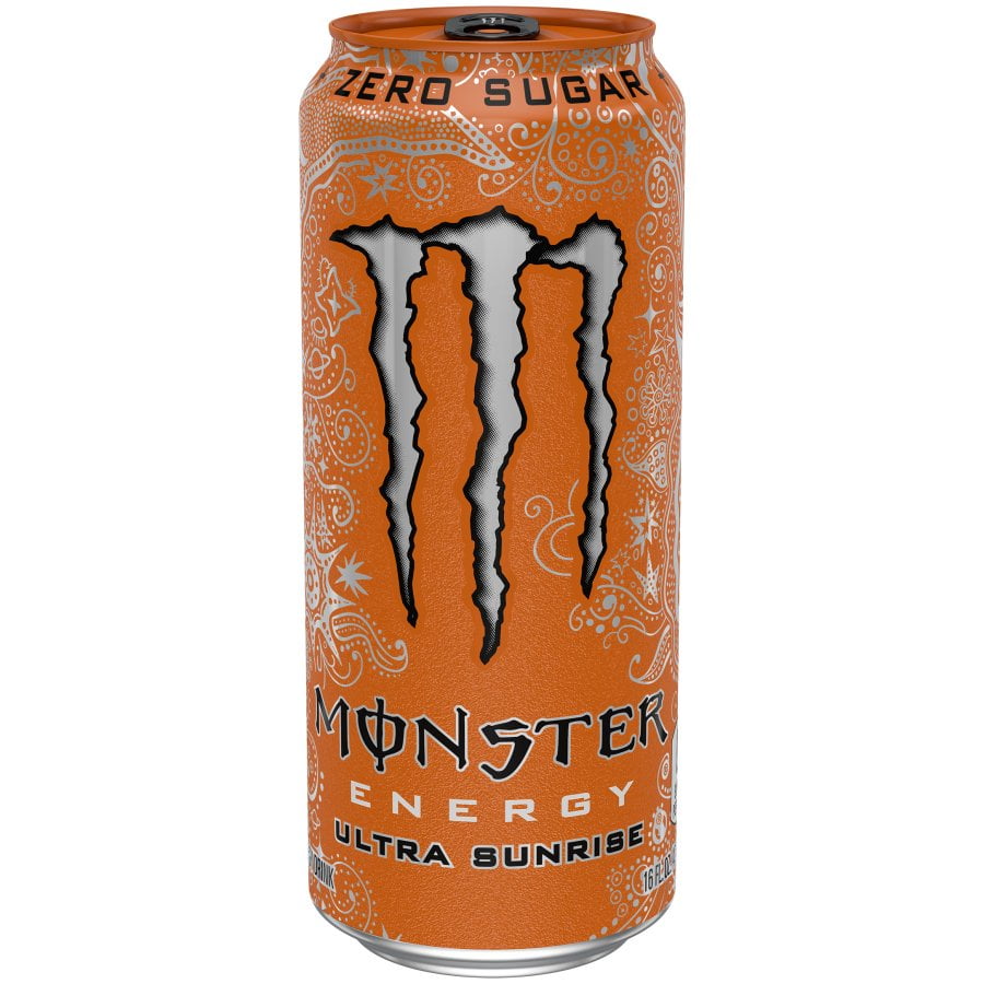 3 Pack of Monster Energy Ultra Sunrise, Sugar Free Energy Drink - 16 oz ...