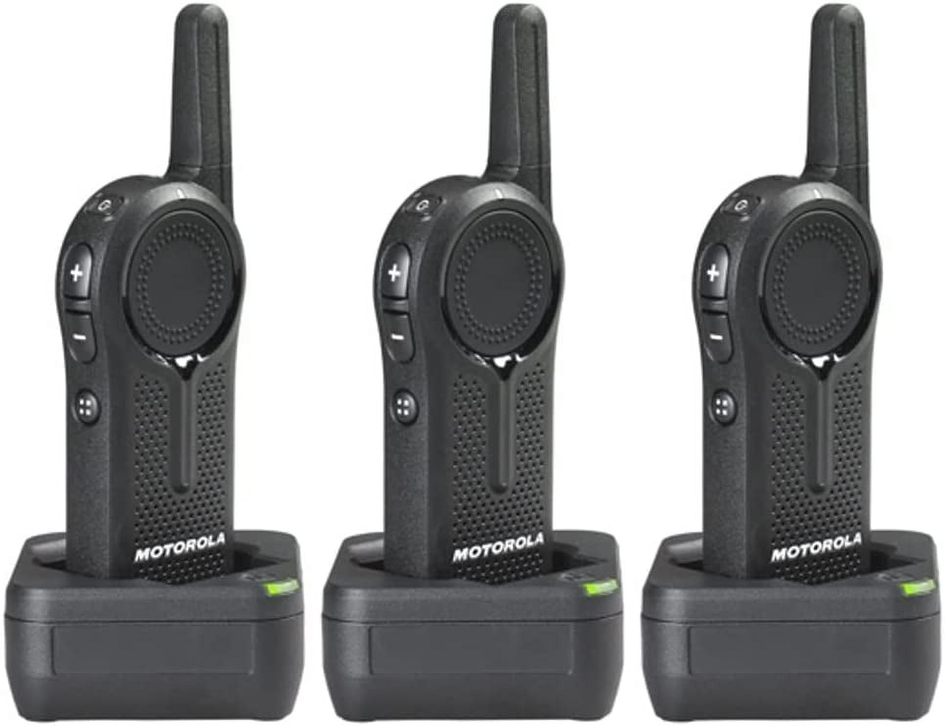 3 Pack of Motorola DLR1020 Two Way Radio Walkie Talkies - Walmart ...