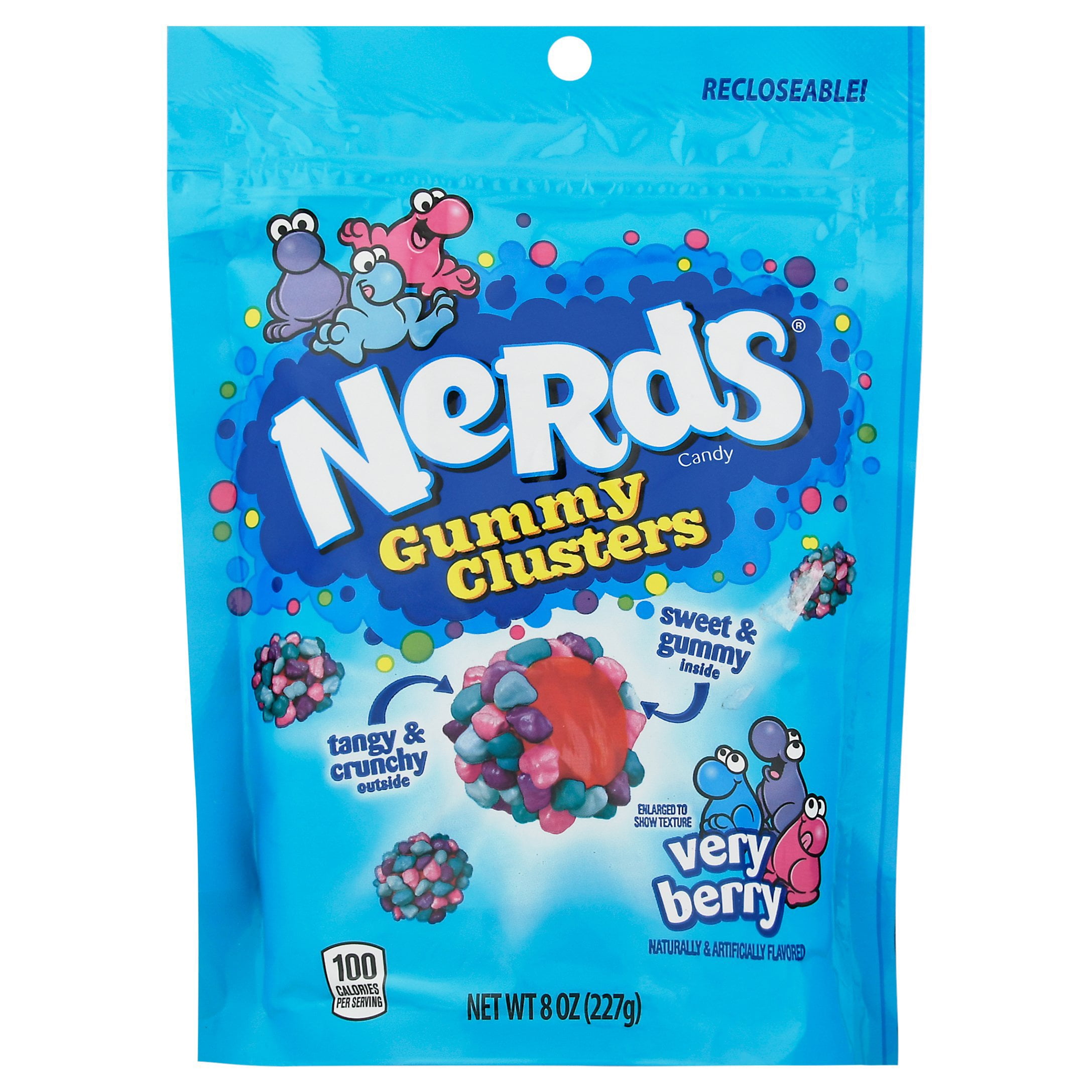 3 Pack of Nerds Very Berry Gummy Clusters Candy - 8 oz (Packaging ...