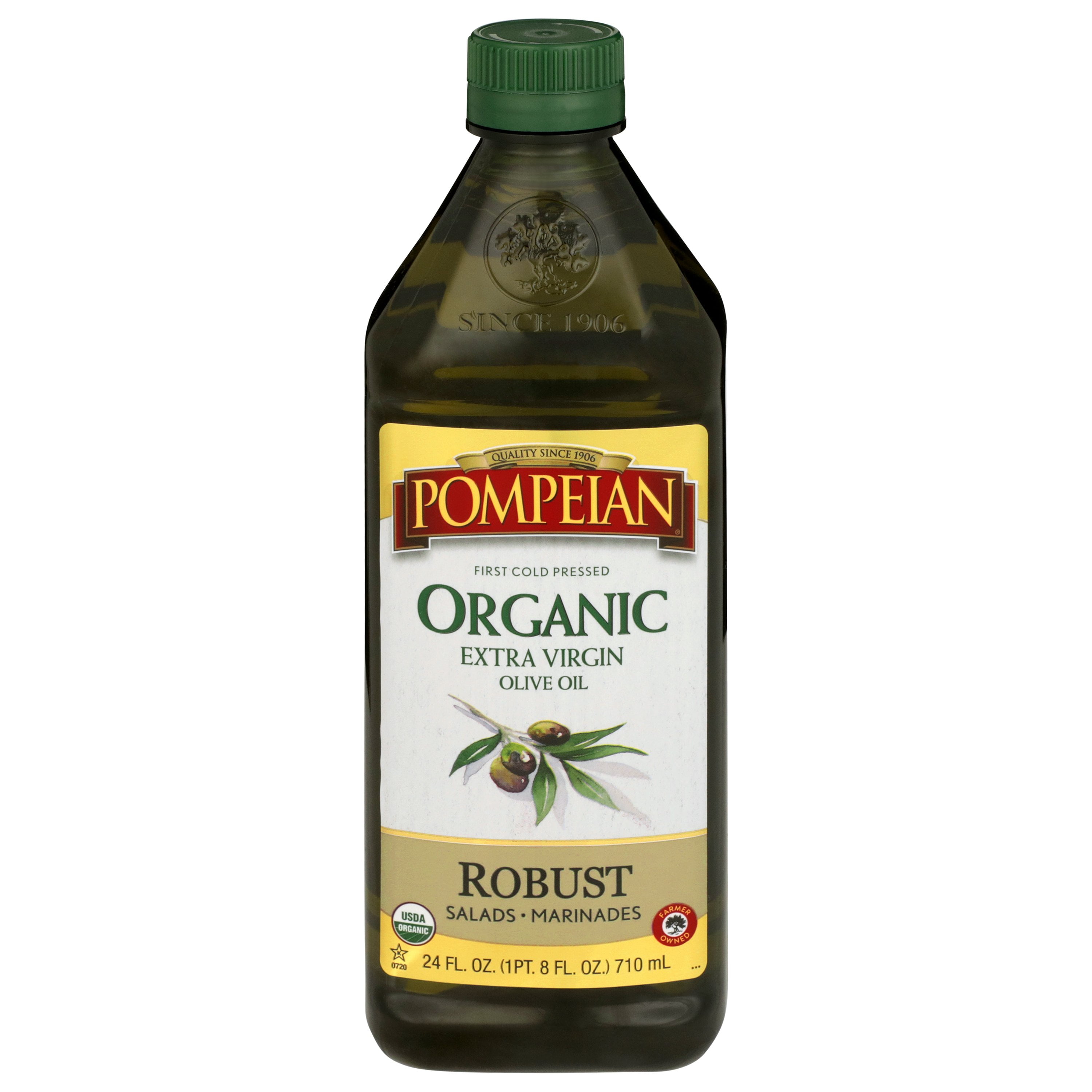 3 Pack of Pompeian Organic Robust Extra Virgin Olive Oil - 24 oz ...