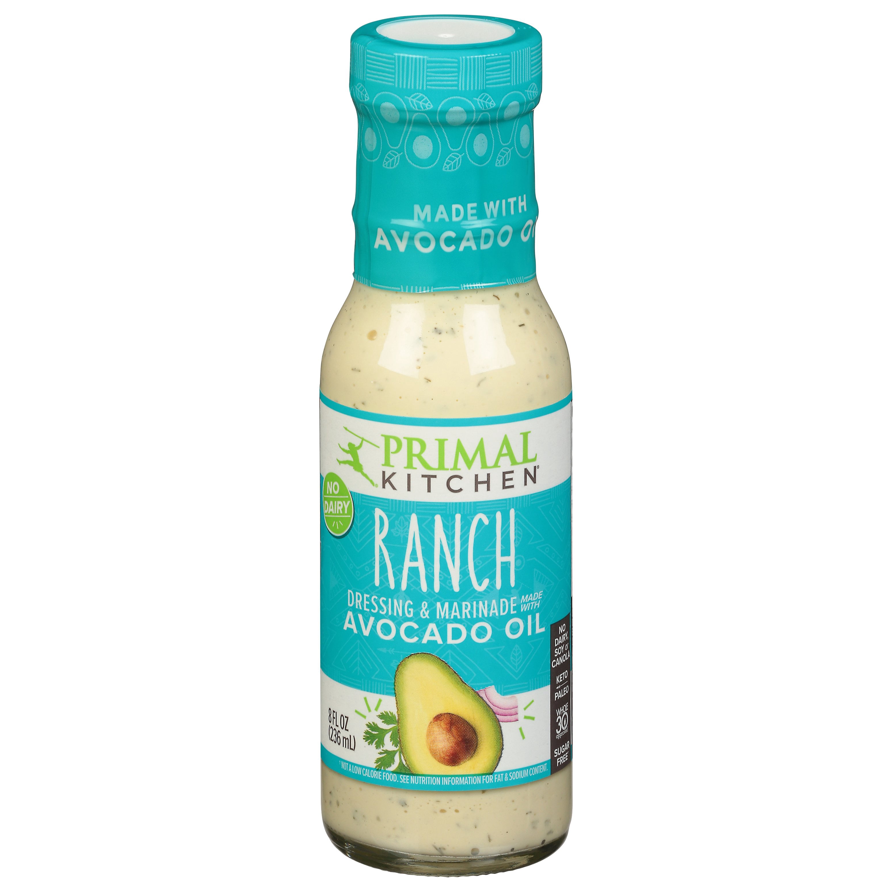 3 Pack of Primal Kitchen Ranch Dressing With Avocado Oil - 8 oz ...