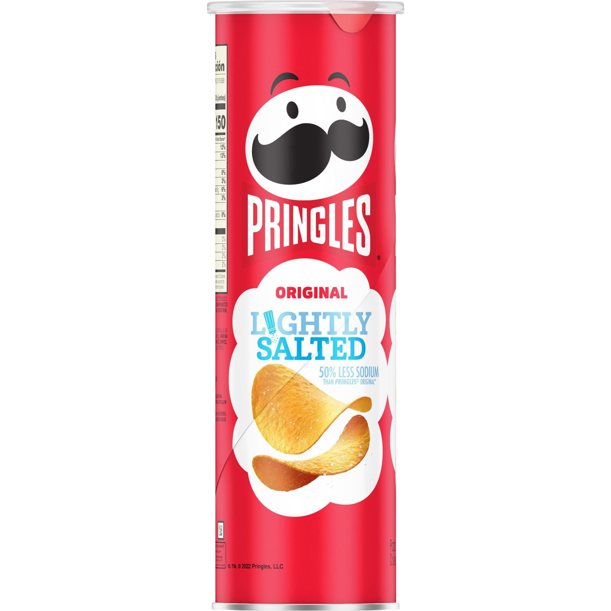 Pack Of 3 Pringles Lightly Salted Original Potato Crisps Chips, 5.2 oz ...