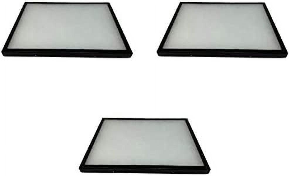 3 Pack of Riker Display Cases 12 x 16 x 3/4 for Collectibles Jewelry ...