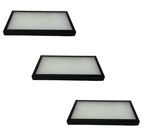 3 Pack of Riker Display Cases 8 x 14 x 1 for Collectibles Jewelry ...