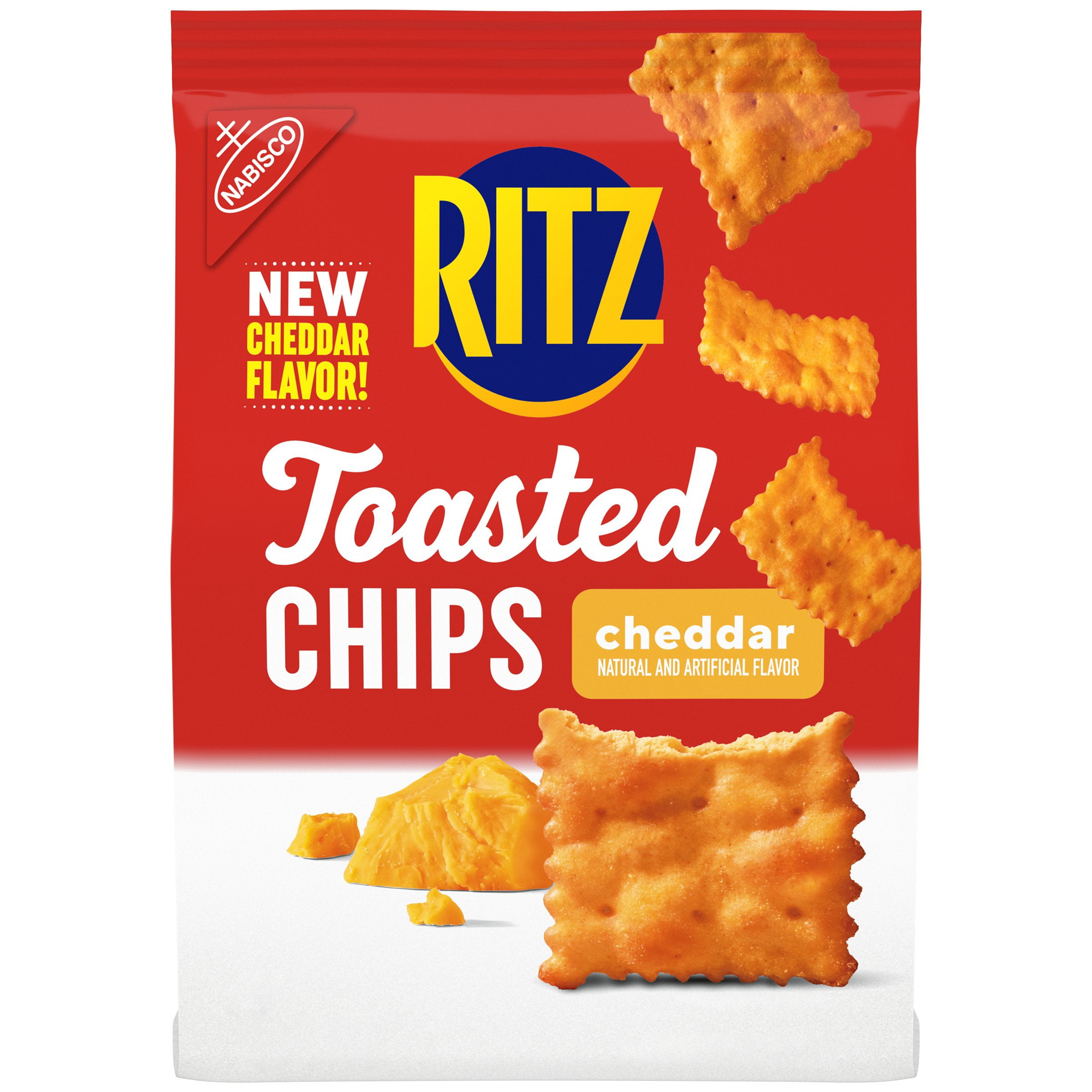 3 Pack of Ritz Toasted Chips - Cheddar - 8.1 oz (Packaging Varies ...