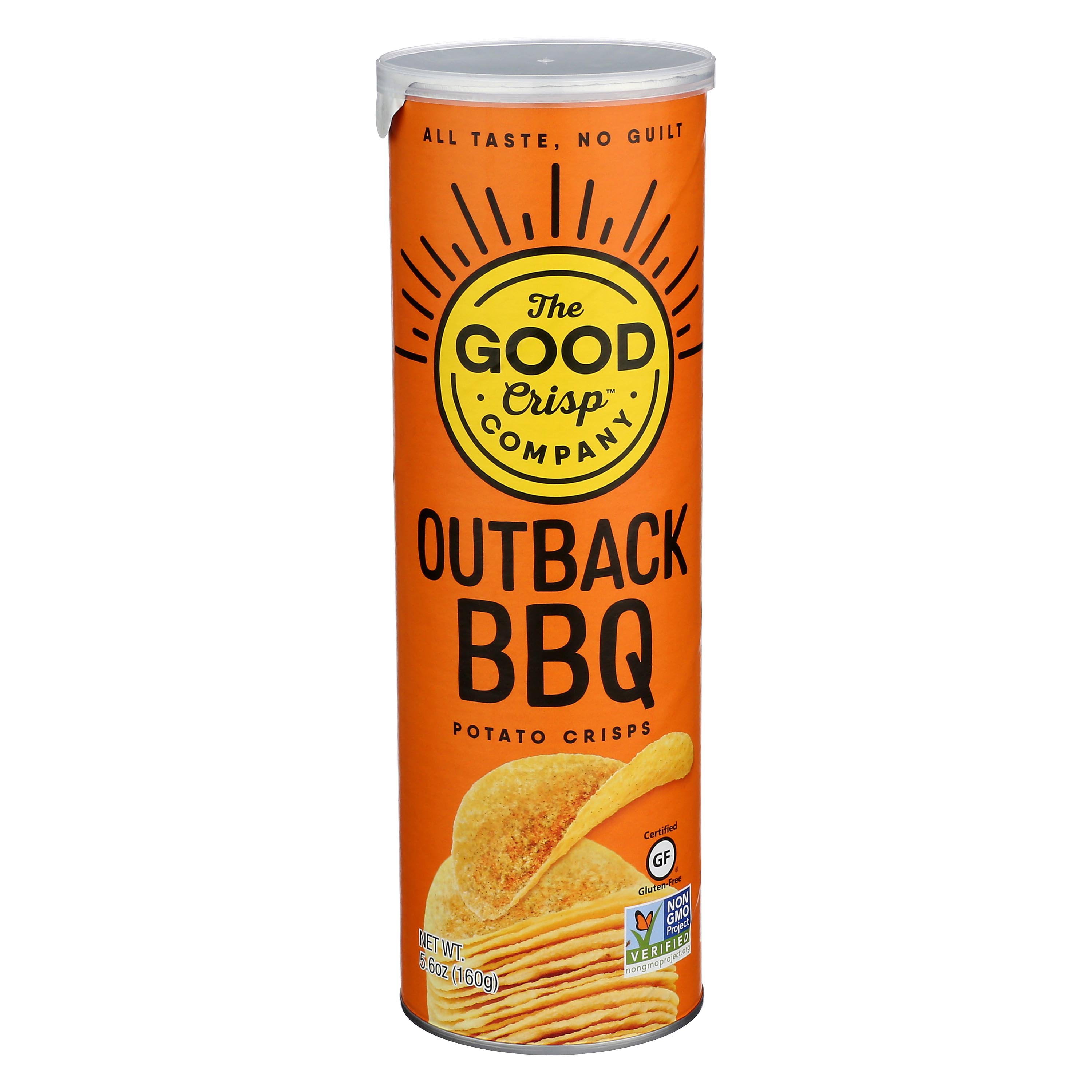 3 Pack of The Good Crisp Company Potato Crisps - Outback BBQ - 5.6 oz ...