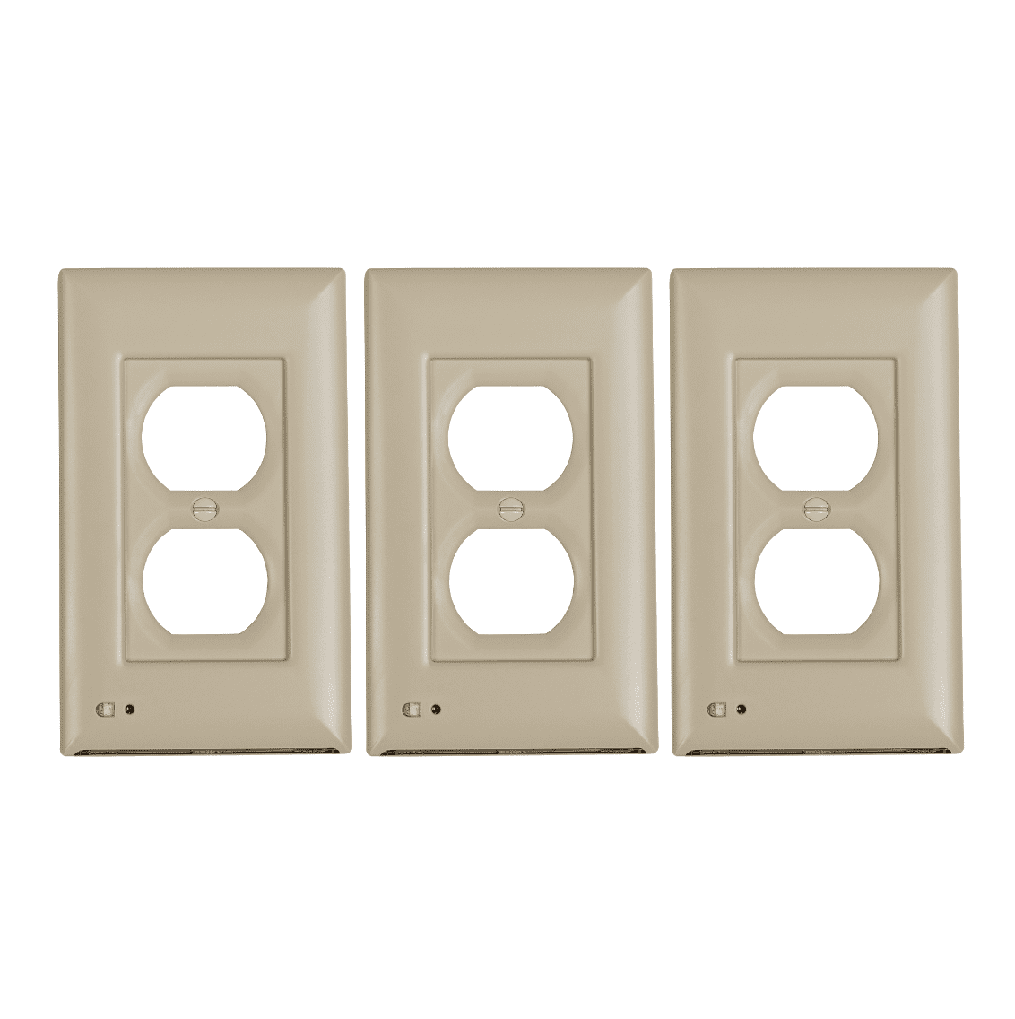 3 Pack of briteOWL Power Failure LED Light Up Outlet Cover, Unaffected ...