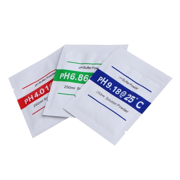 Jesscasday 3-Pack of pH Buffer 250ml Solution Powder for Easy PH ...