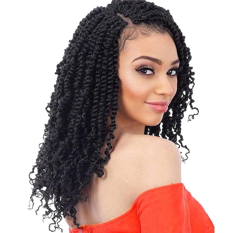 3 Packs 12 Inch Spring Twist Ombre Colors locs Crochet Braids Braiding ...