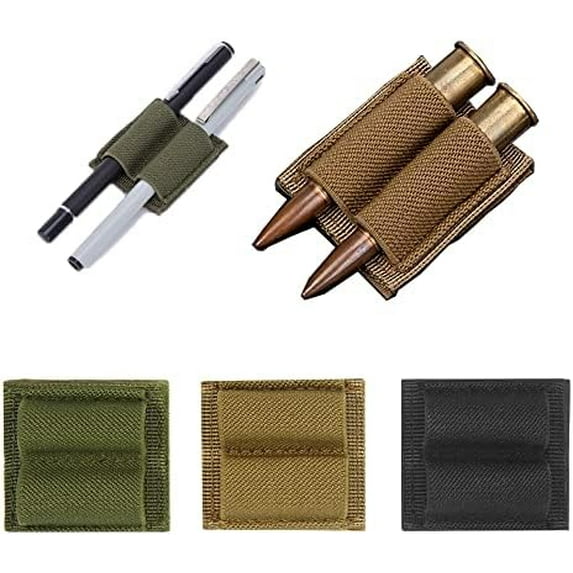 3 Packs 2-Round Ammo Cards 11mm-15mm Shotgun Shells Holder Ammunition ...