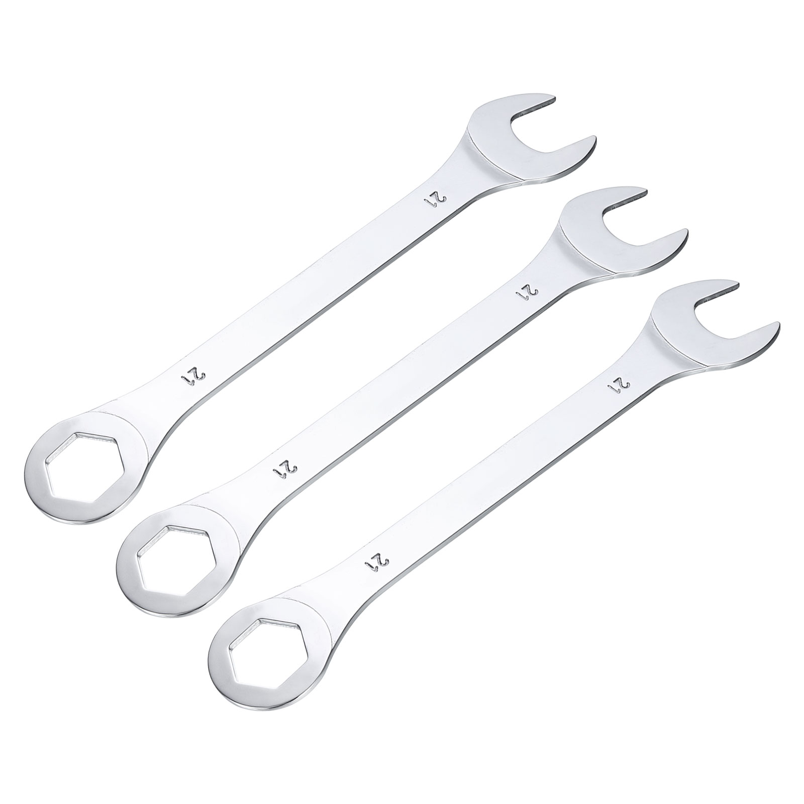 3 Packs 21mm Thin Combination Wrench with Offset 6-Point End and Angled ...