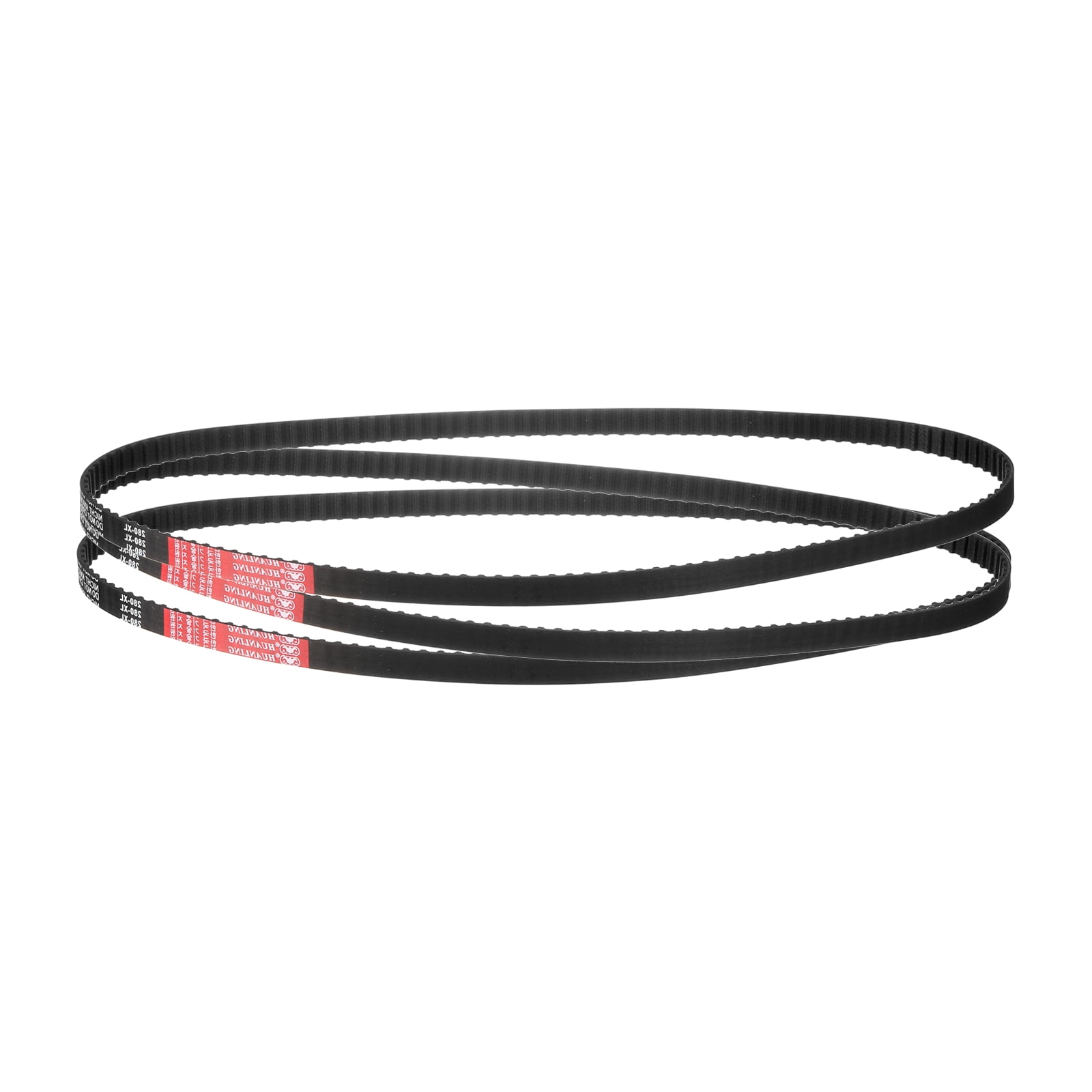 3 Packs 280XL Timing Belt 140 Teeth Black Cogged Rubber Geared Belt, 3D ...